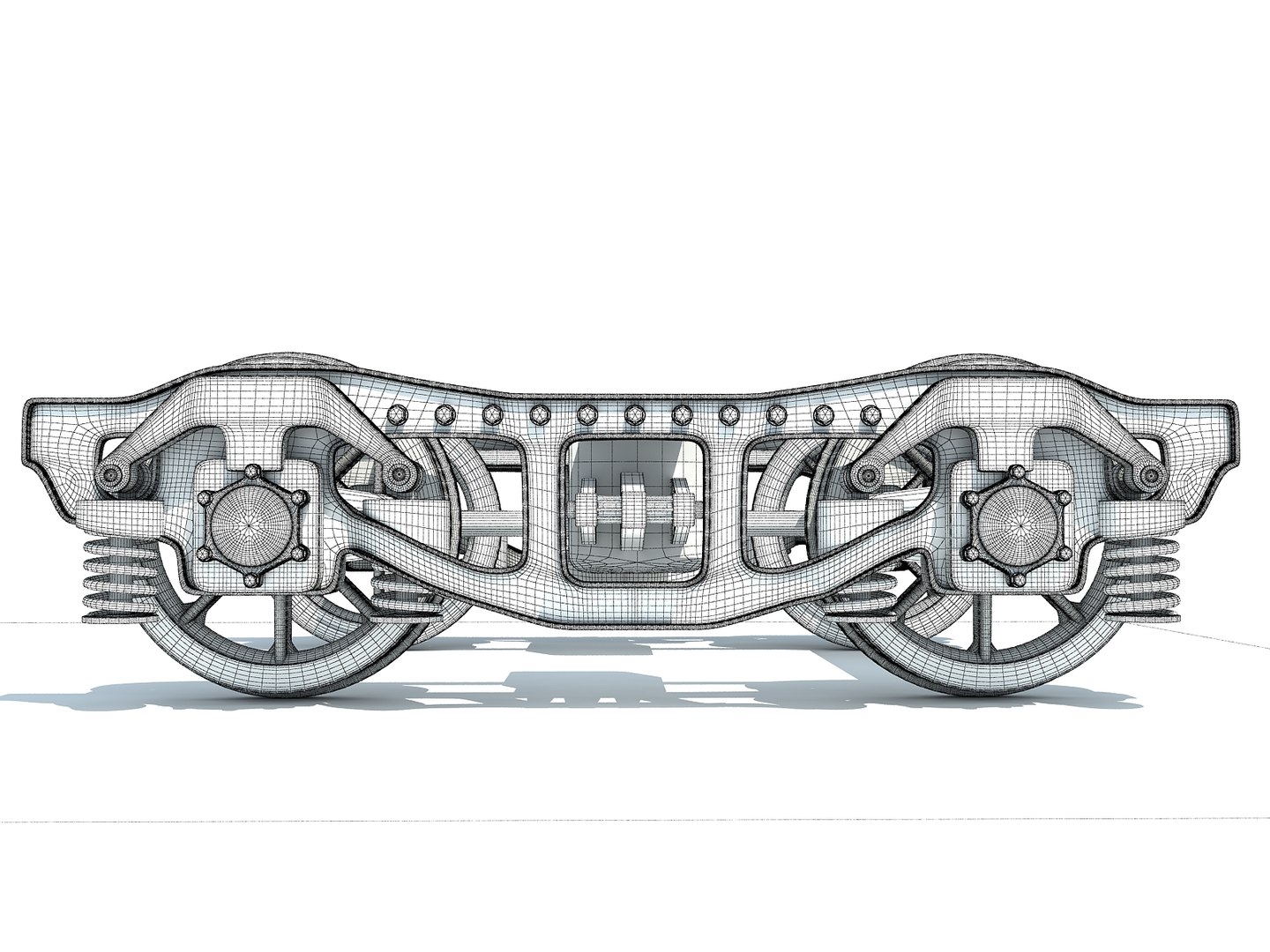 Train Bogie 3D Model - TurboSquid 1390161