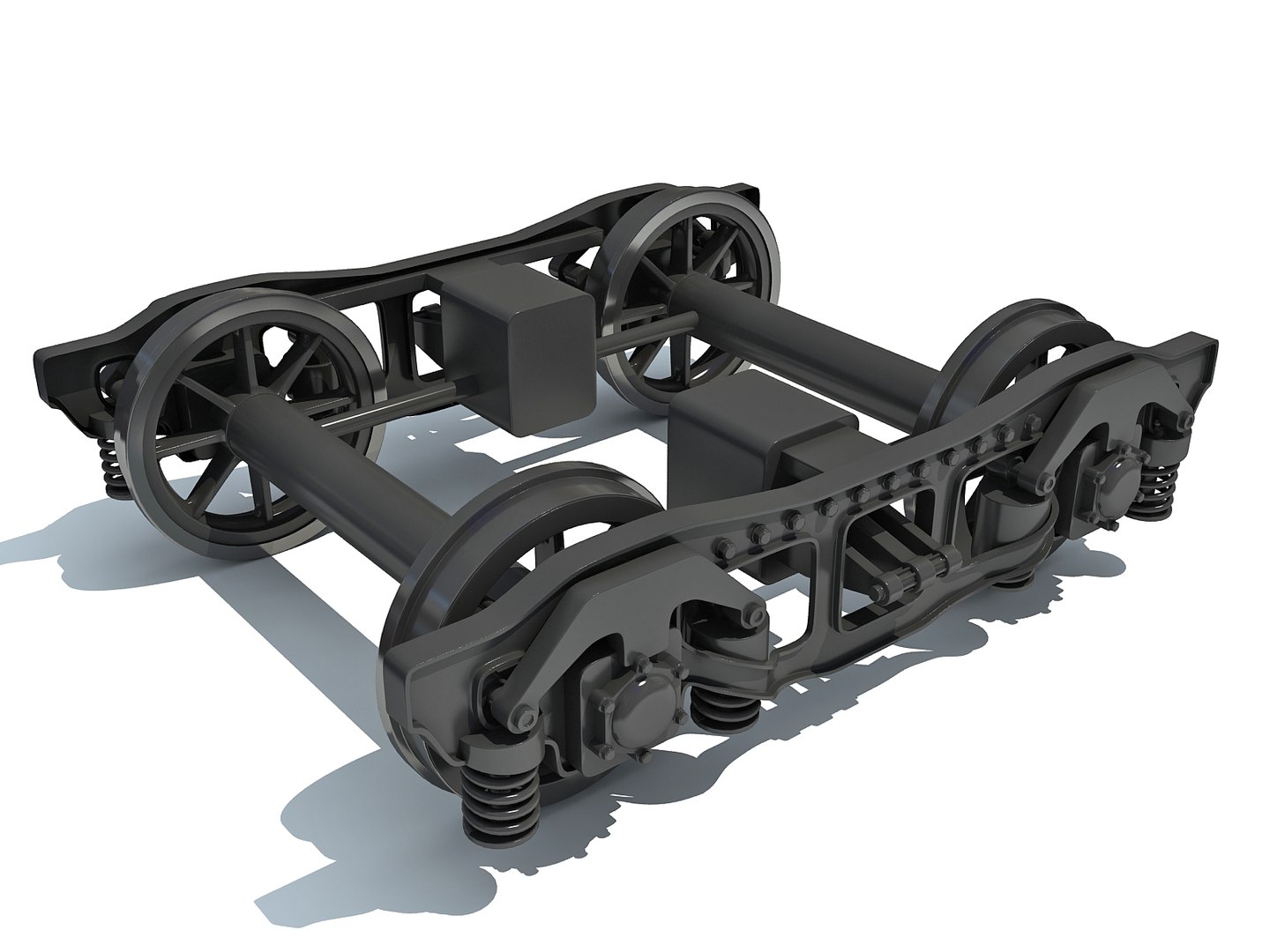Train Bogie 3D Model - TurboSquid 1390161