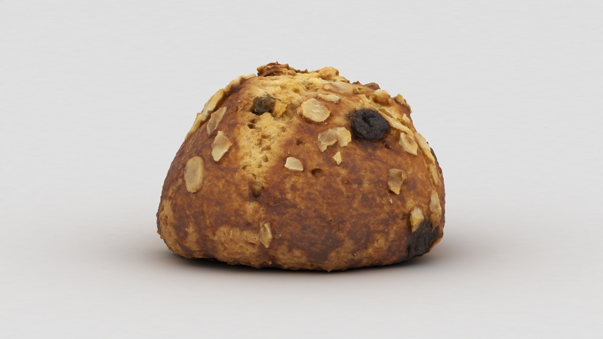 3D Raisin Nut Bun Model - TurboSquid 1596913