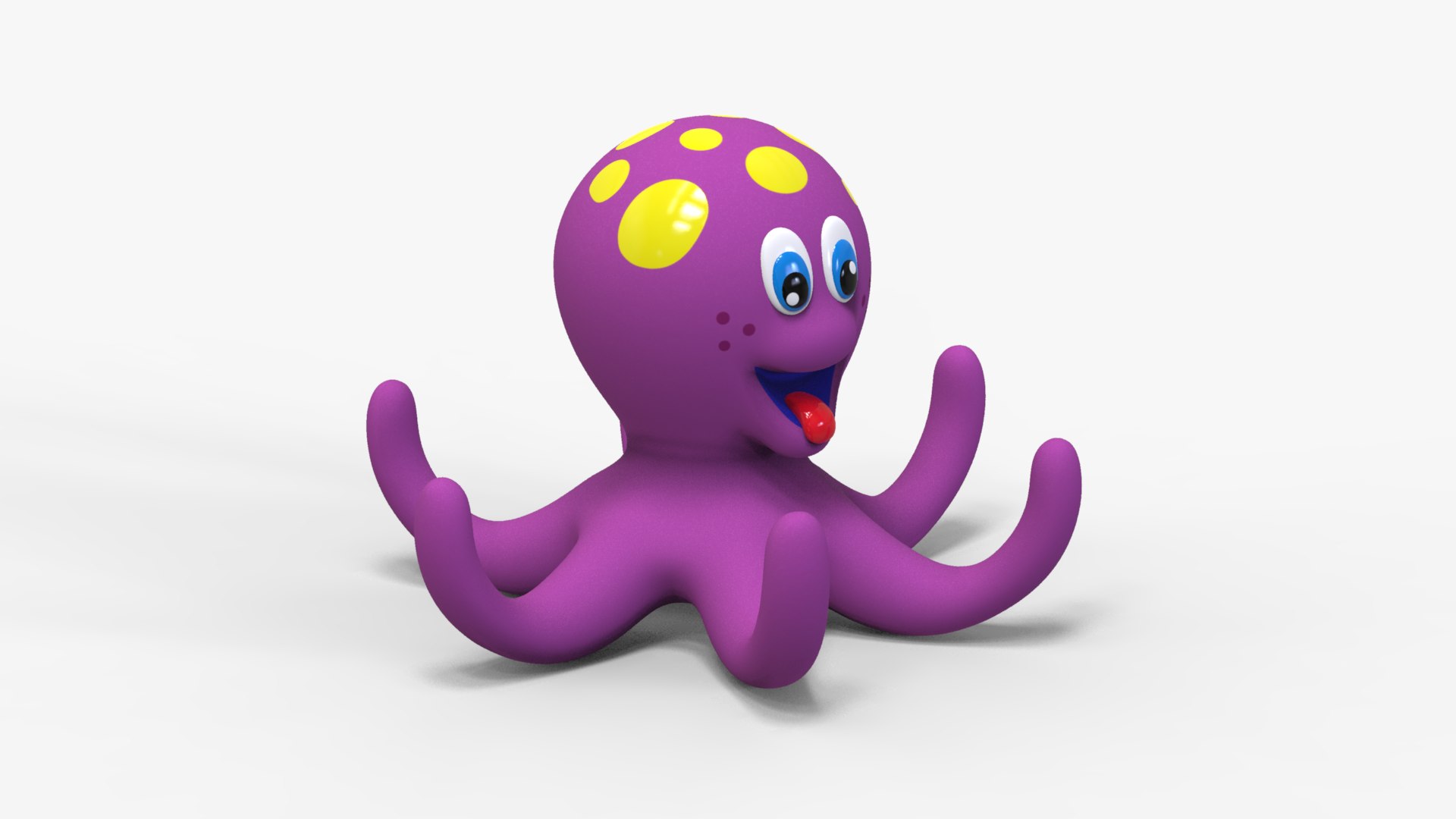Octopus Toy 3D Model - TurboSquid 2234098