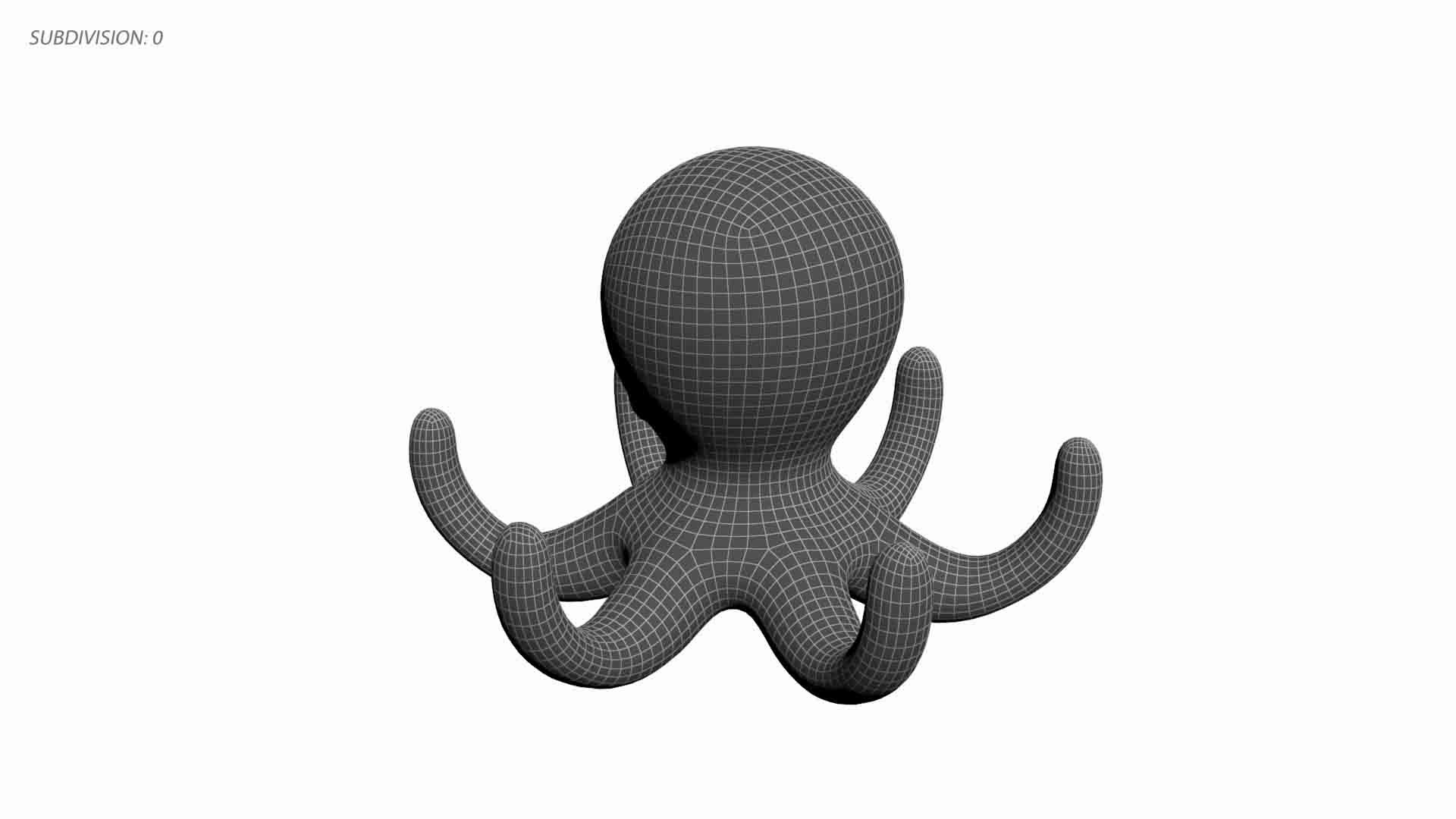 Octopus Toy 3D Model - TurboSquid 2234098