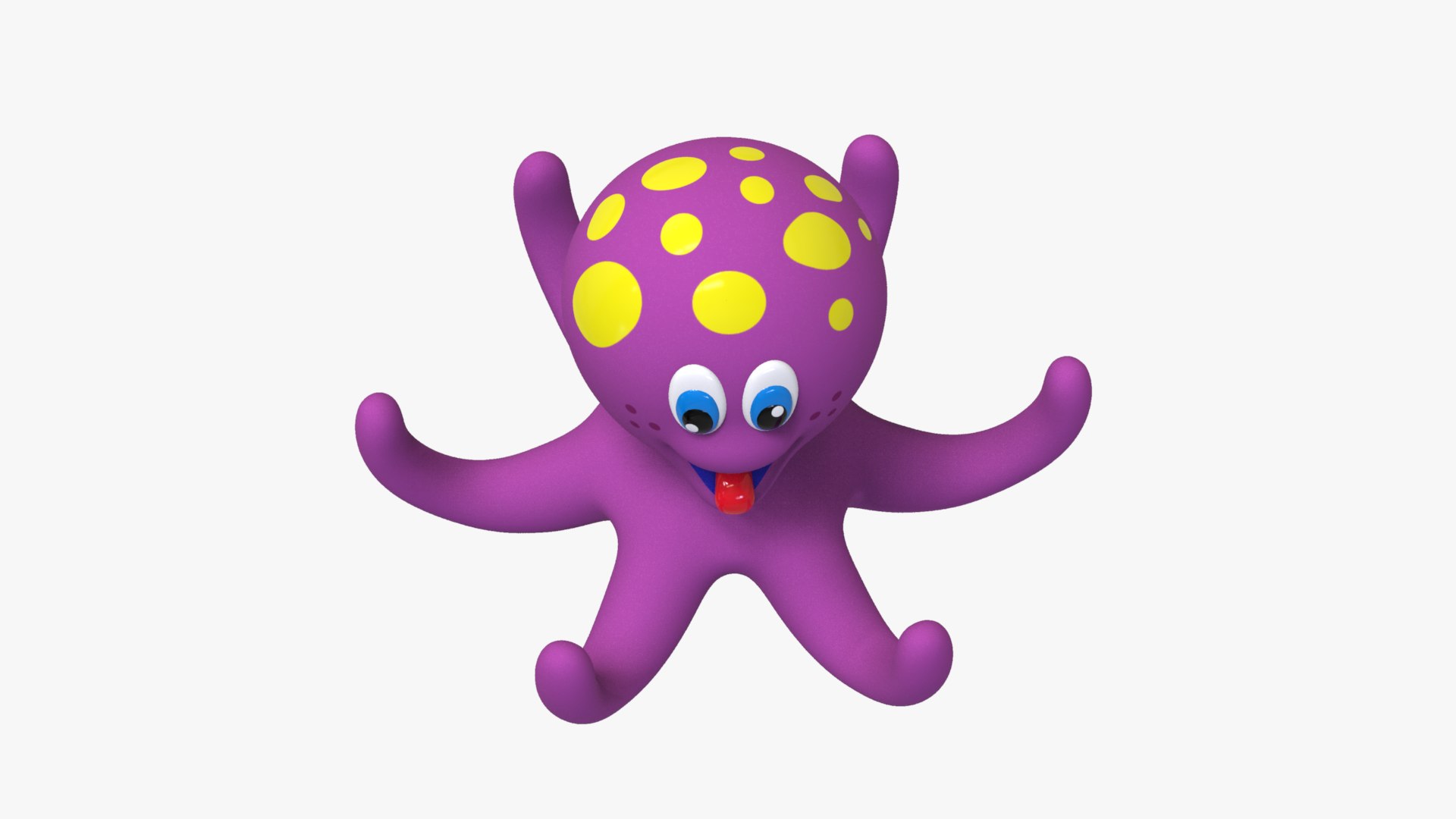 Octopus Toy 3D Model - TurboSquid 2234098