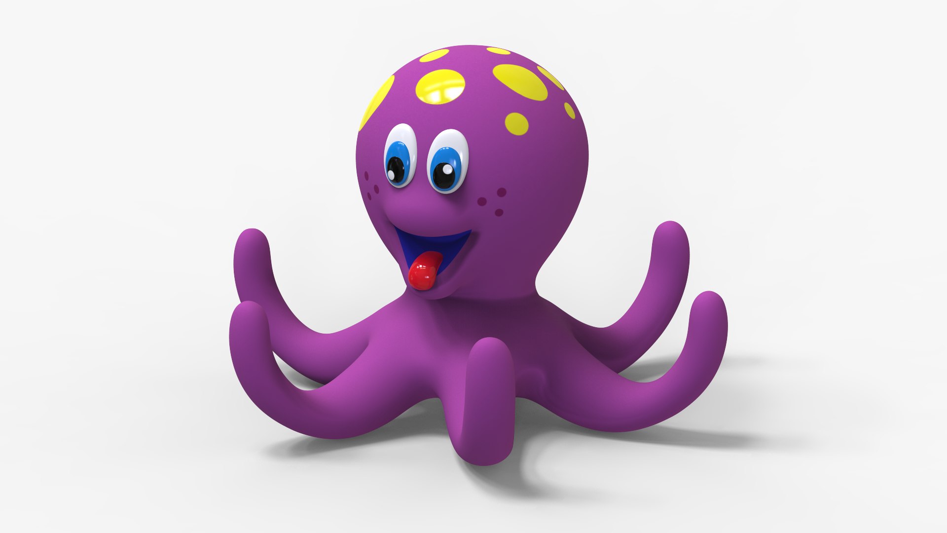 Octopus Toy 3D Model - TurboSquid 2234098