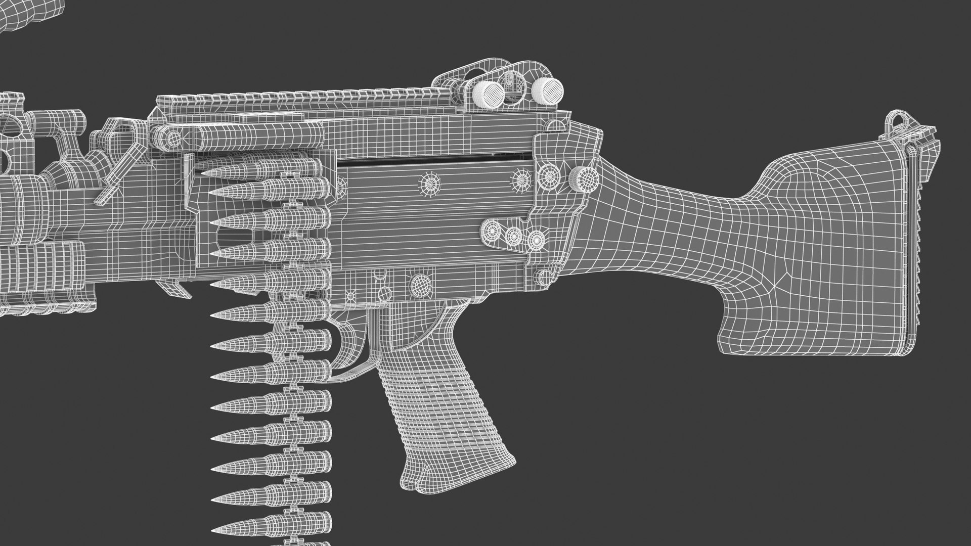 3D Mk 48 Machine Gun Model - TurboSquid 1873688
