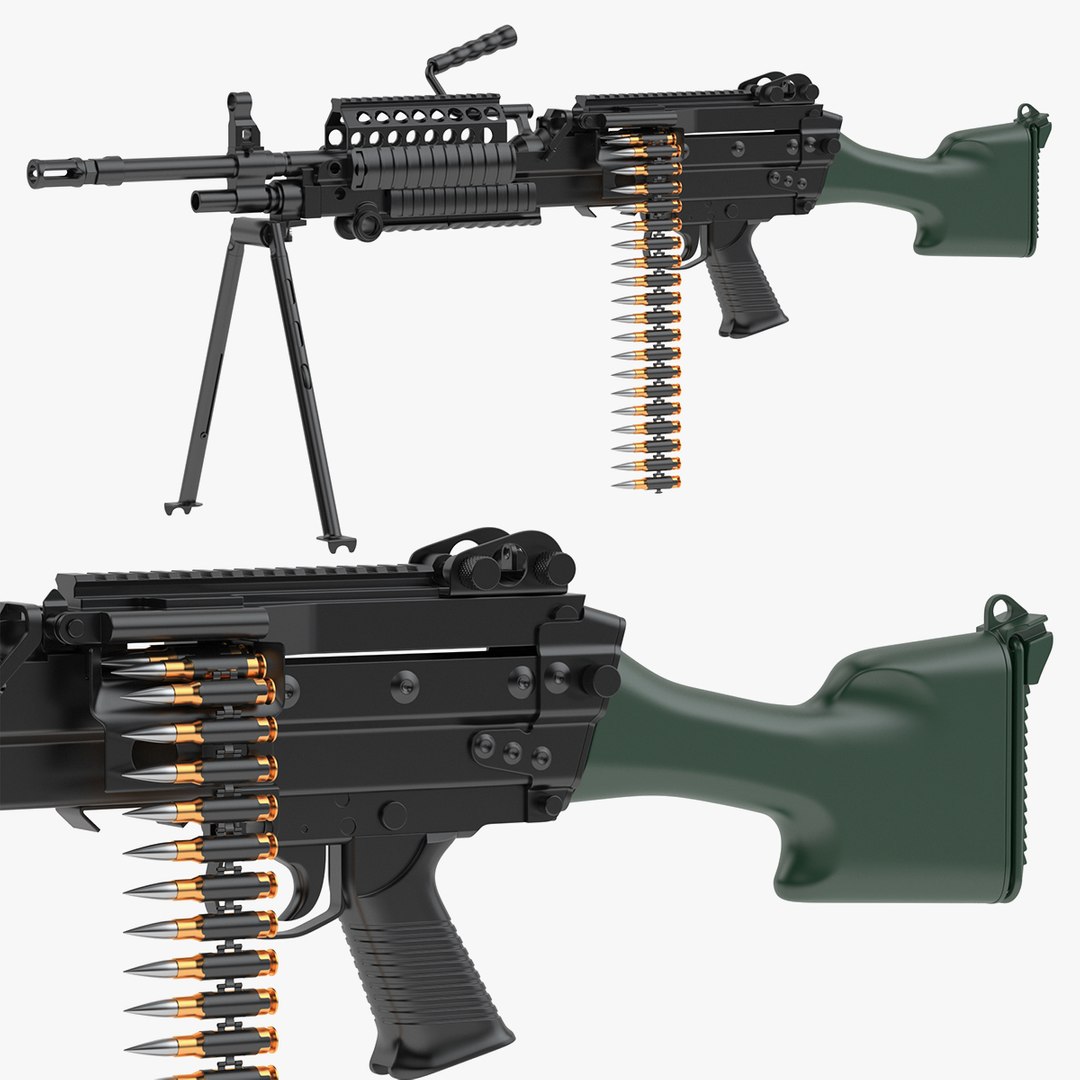 3D Mk 48 Machine Gun model - TurboSquid 1873688