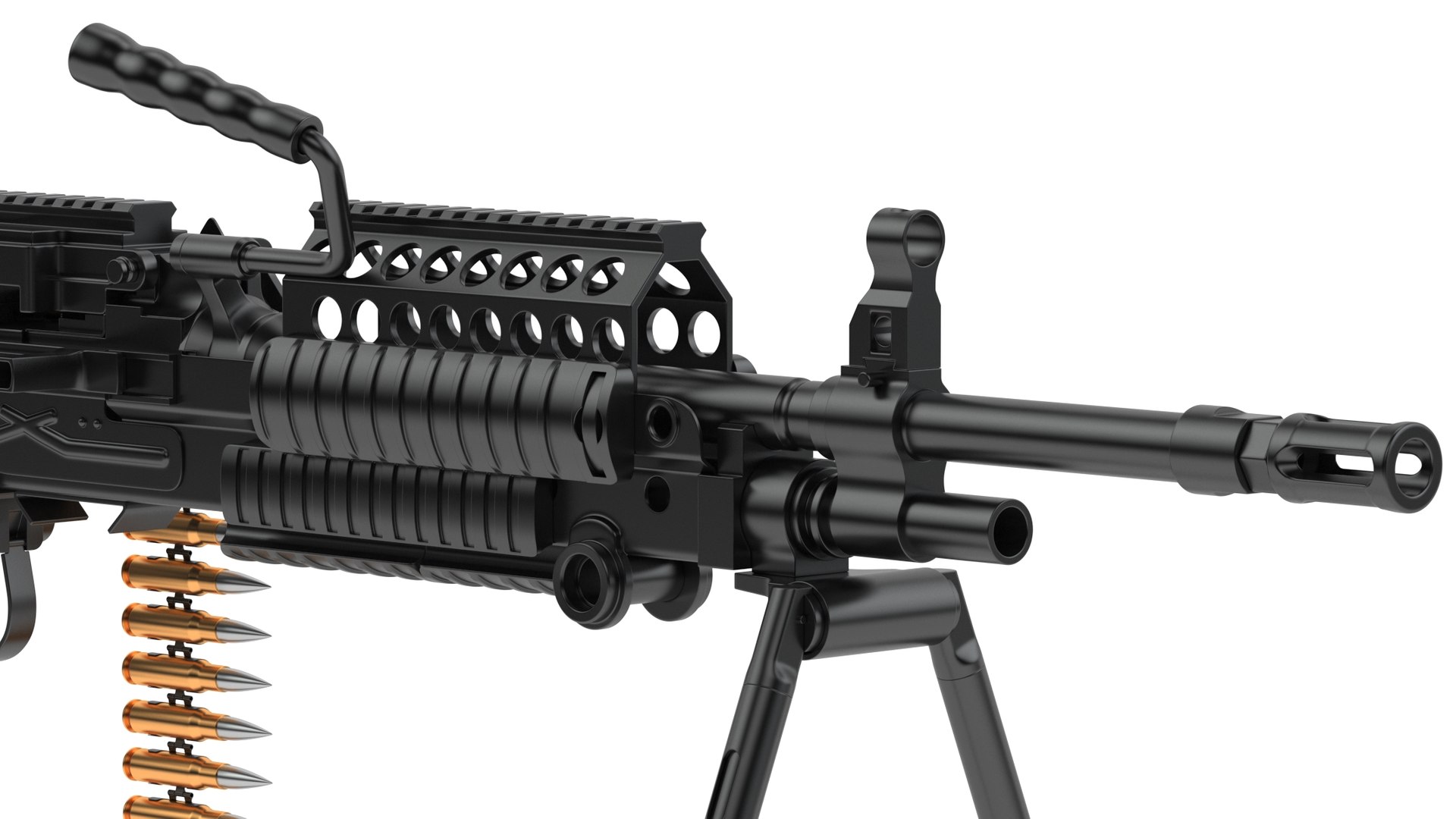 3D Mk 48 Machine Gun Model - TurboSquid 1873688