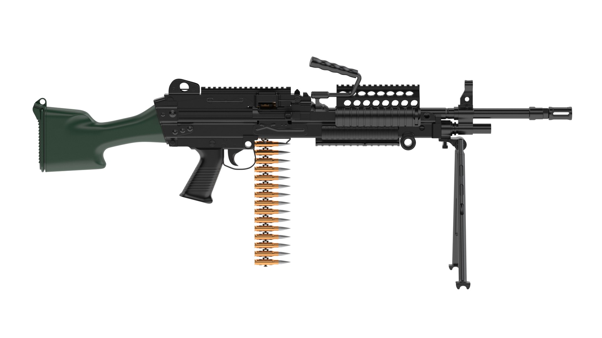 3D Mk 48 Machine Gun Model - TurboSquid 1873688
