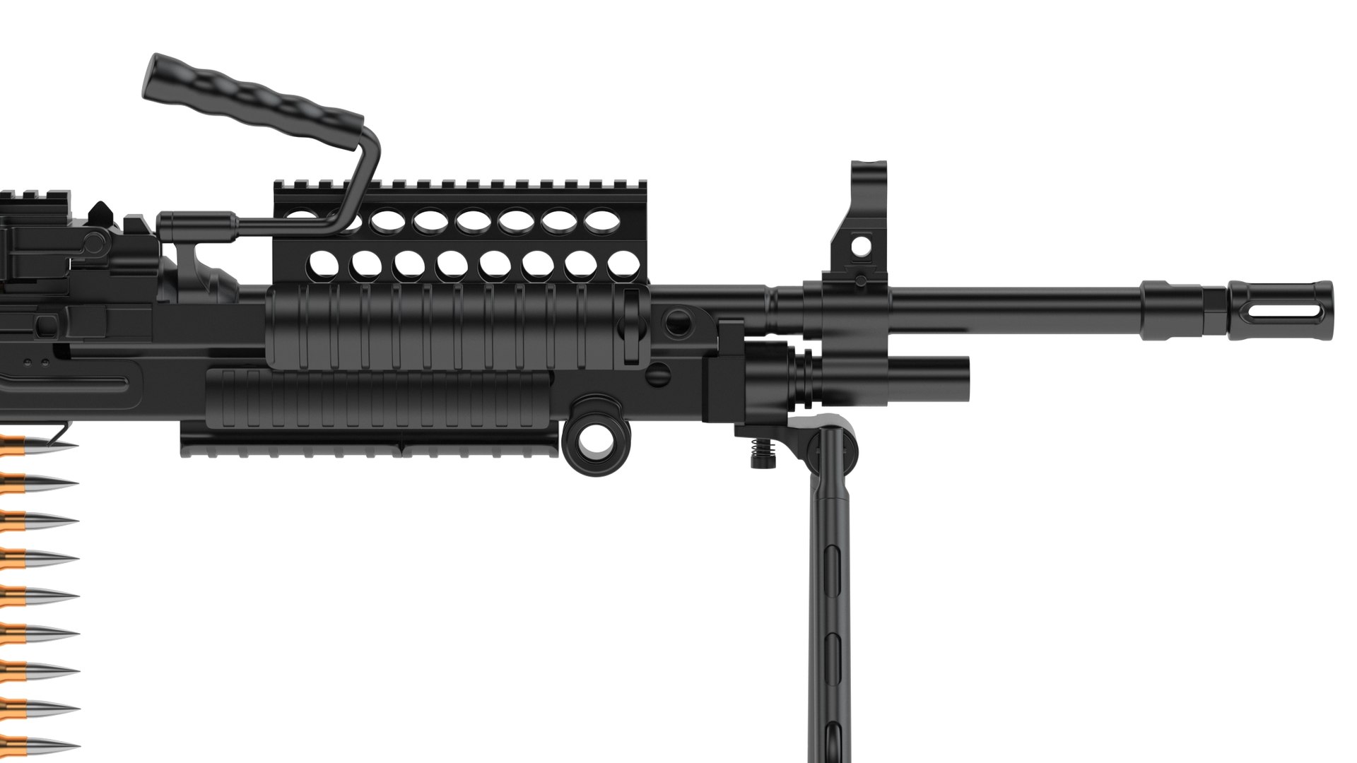 3D Mk 48 Machine Gun Model - TurboSquid 1873688