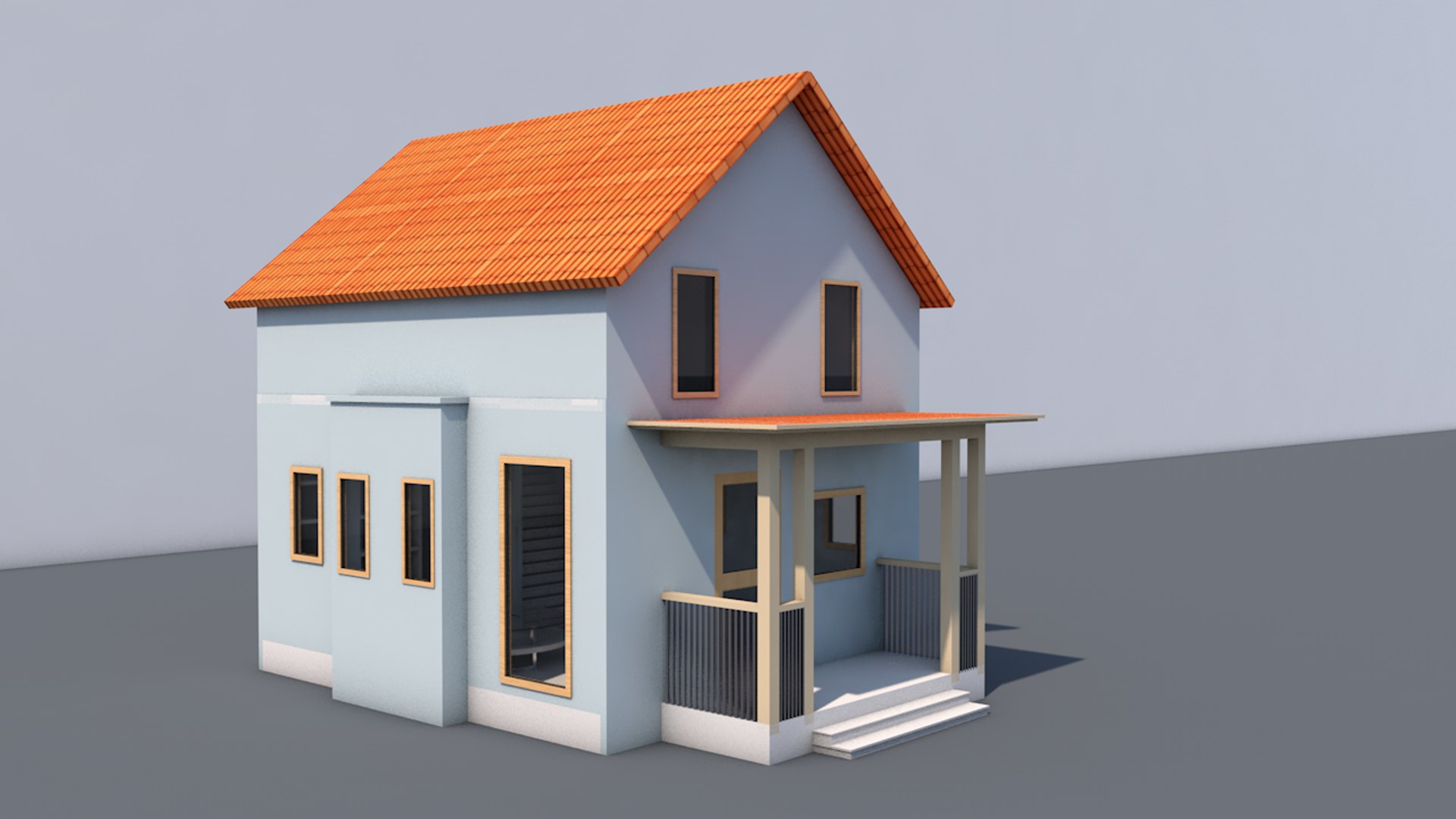 3D Beautiful Cottage House Model - TurboSquid 1316336