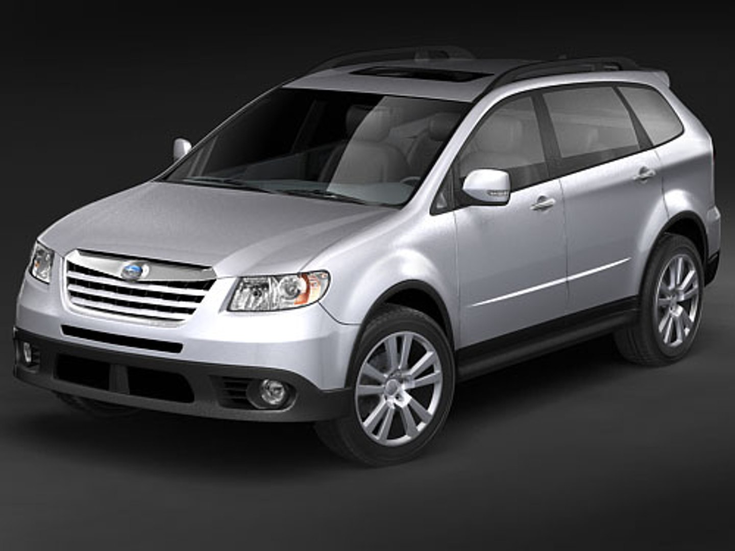 Subaru Tribeca Suv 3d Model
