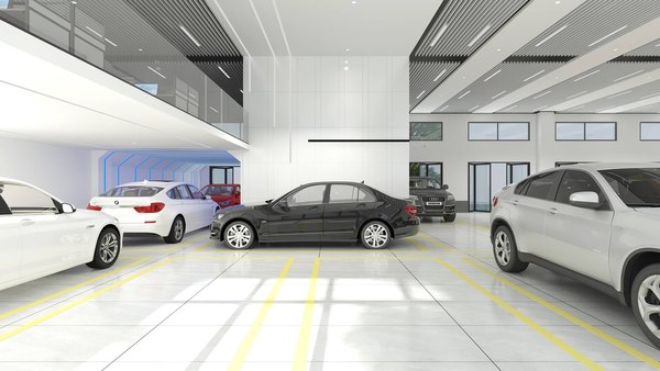 Car Dealership 3D Models for Download | TurboSquid