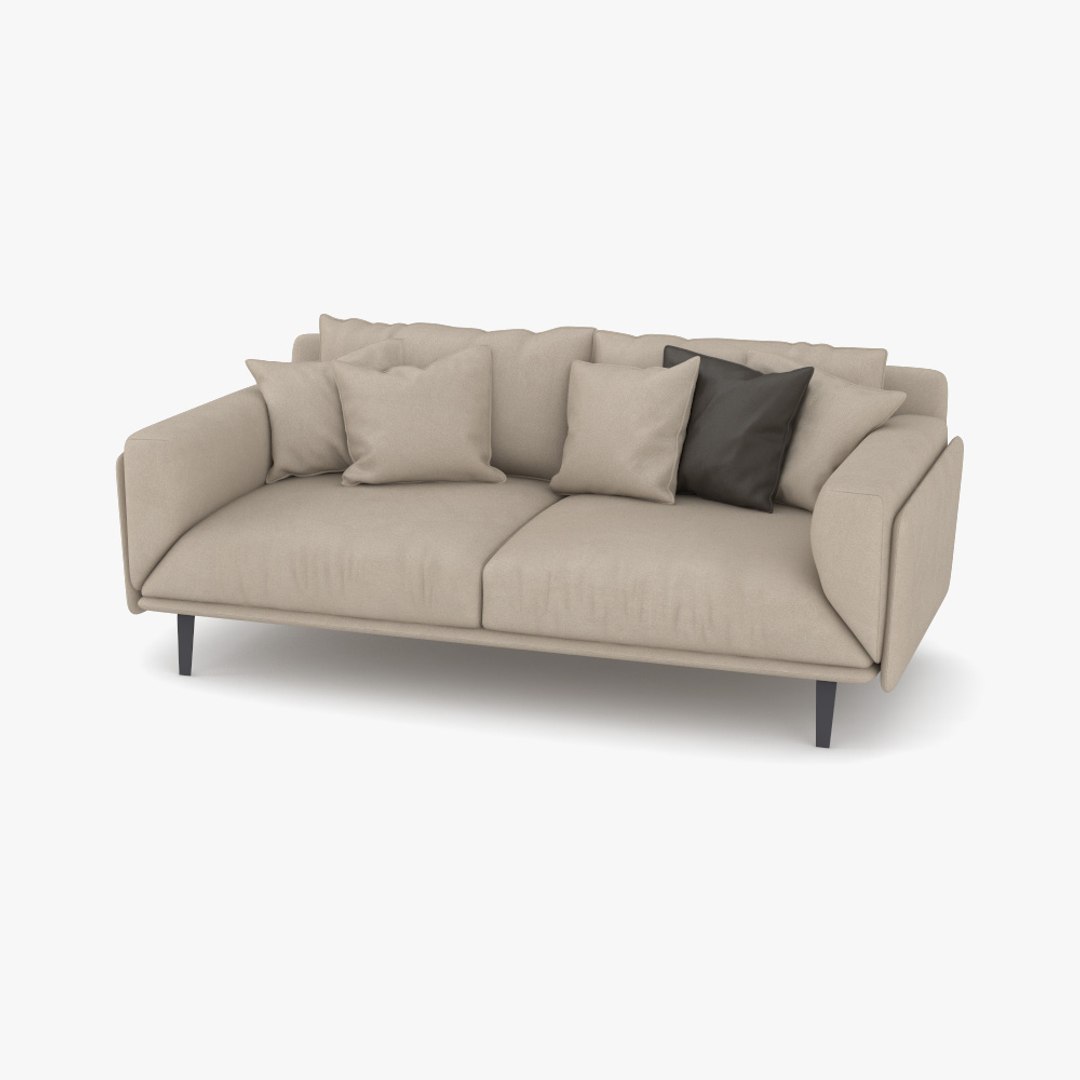 modèle 3D de Canapé Arflex Faubourg - TurboSquid 2152430