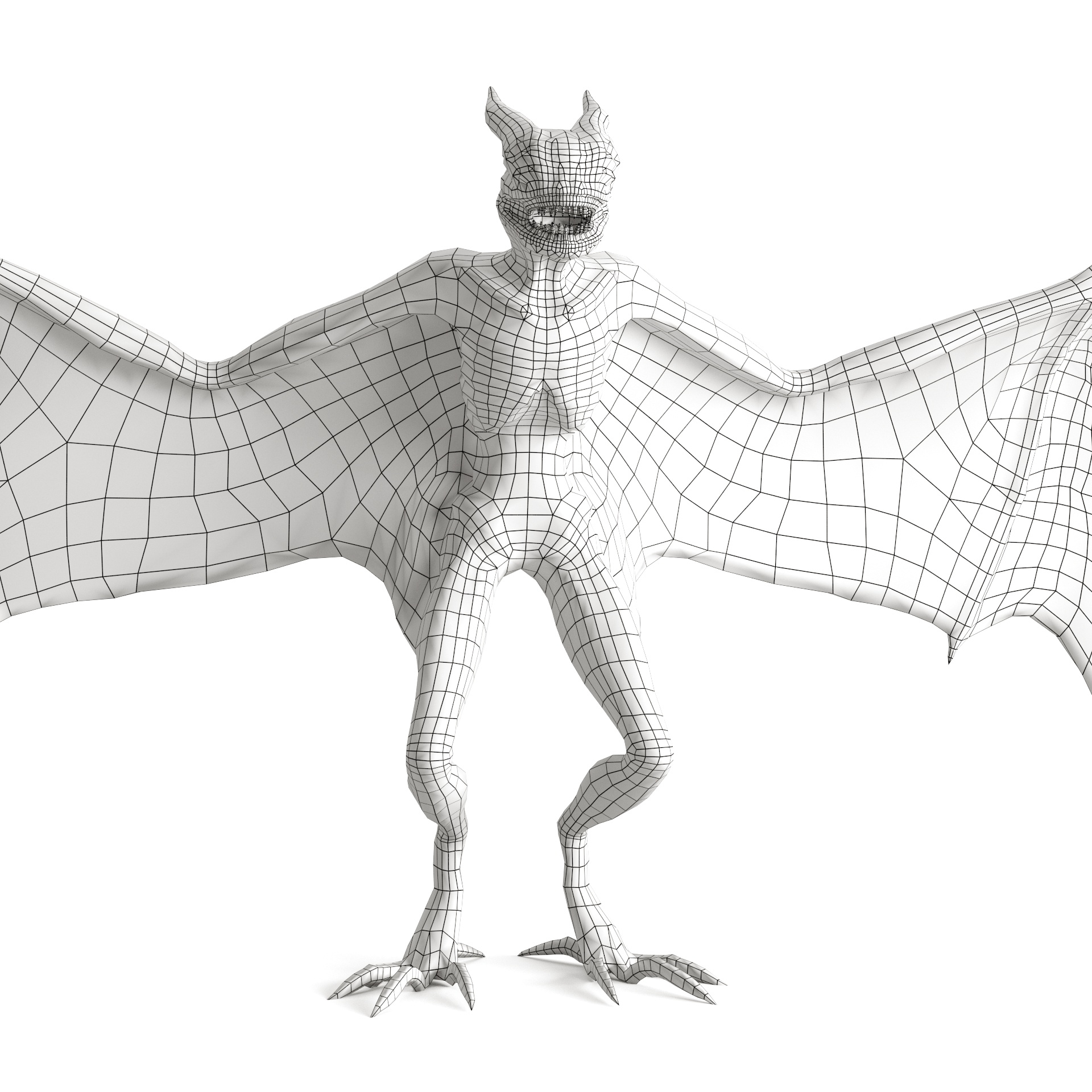 3D Demon Flying - TurboSquid 1769214