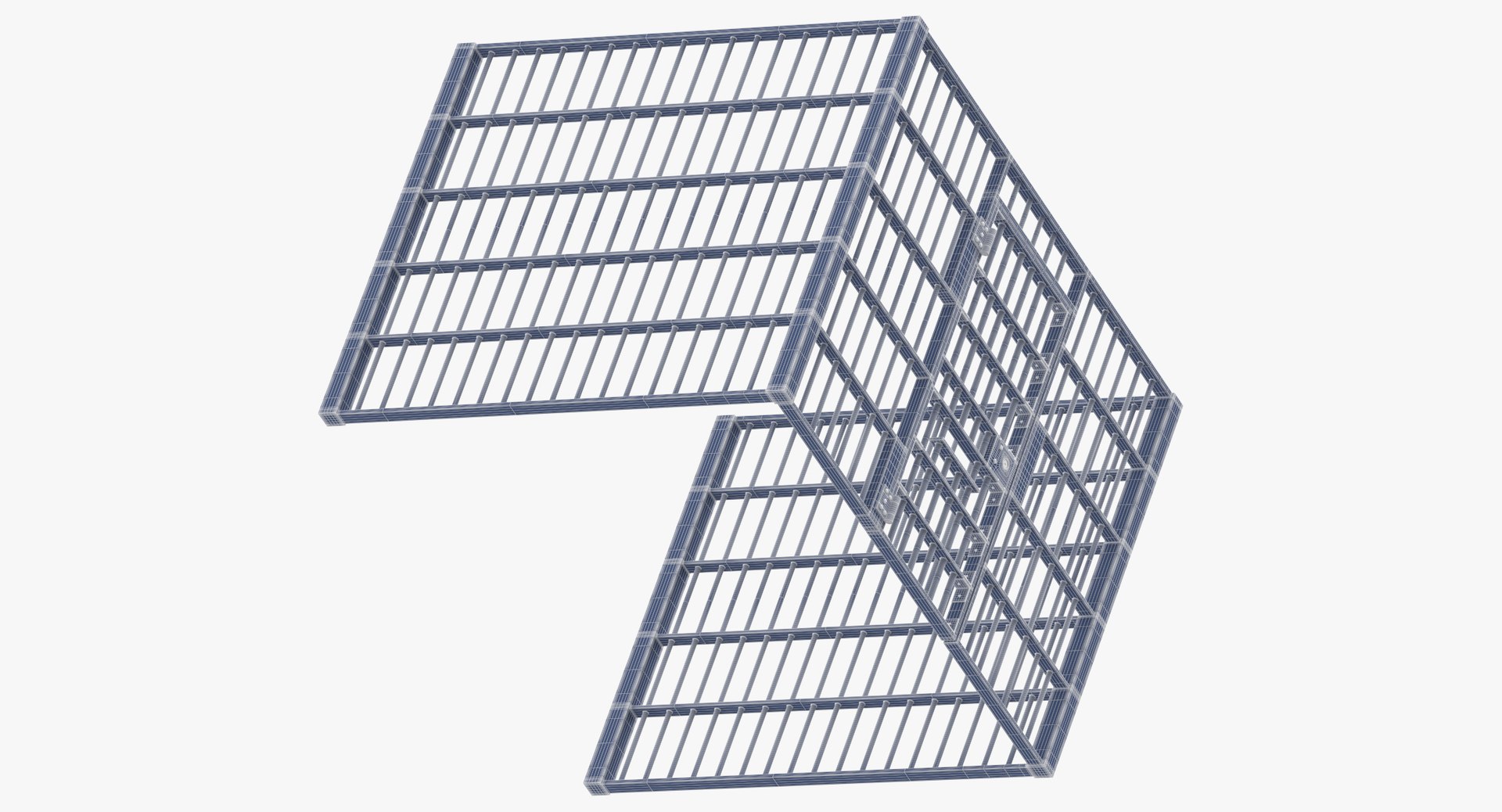 3D Jail Bars - TurboSquid 1303658