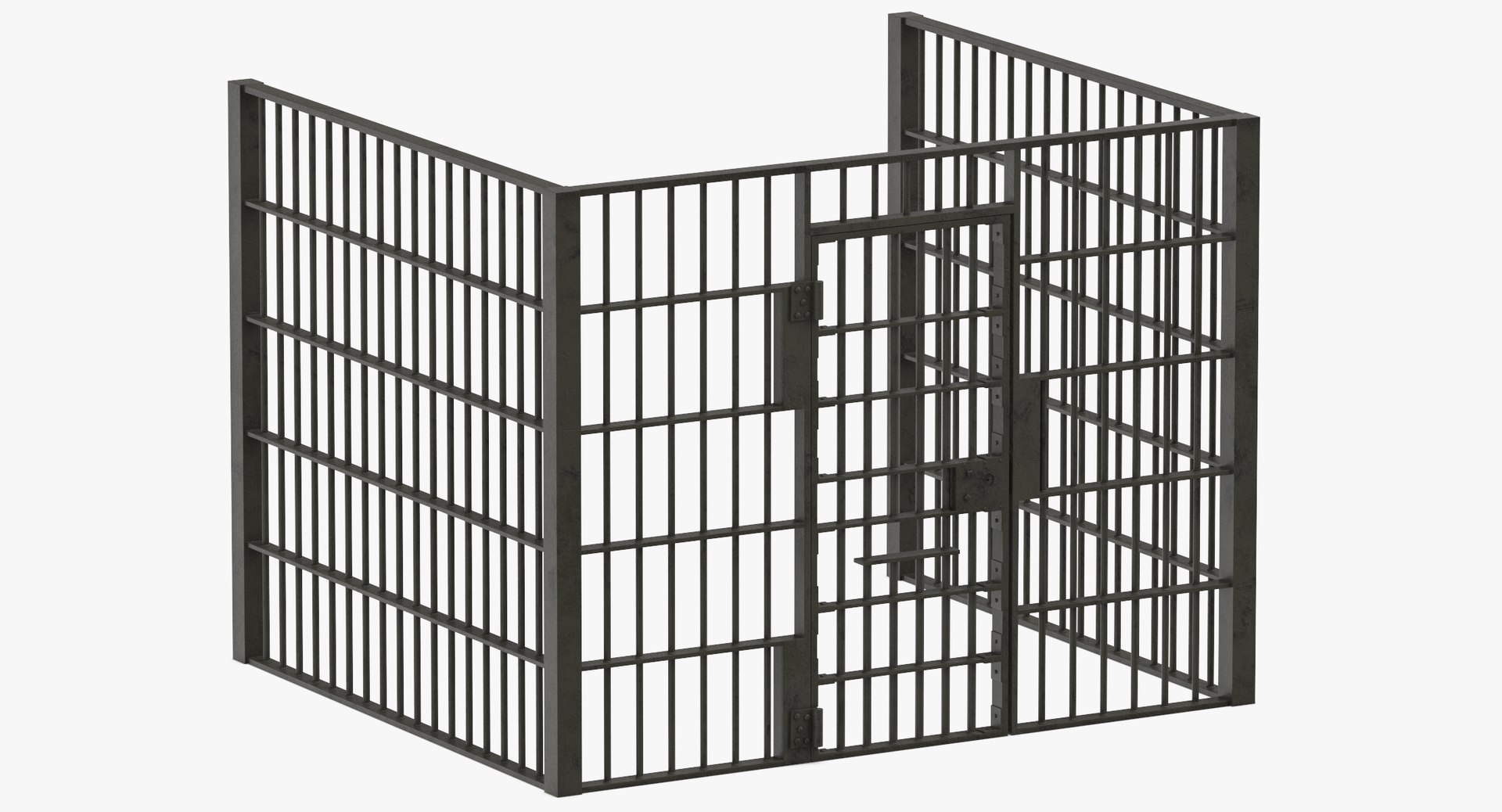 3D Jail Bars - TurboSquid 1303658
