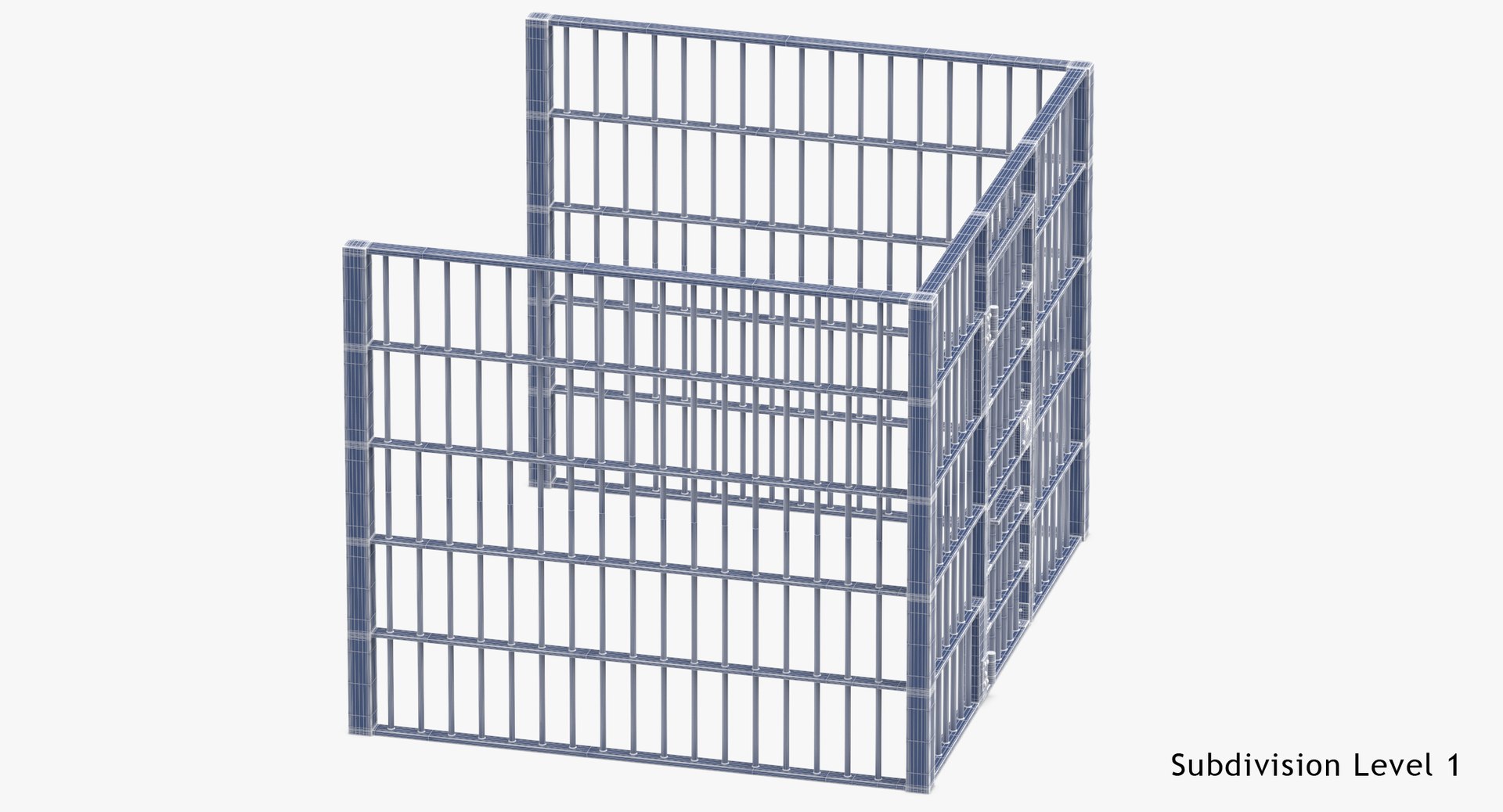 3D Jail Bars - TurboSquid 1303658