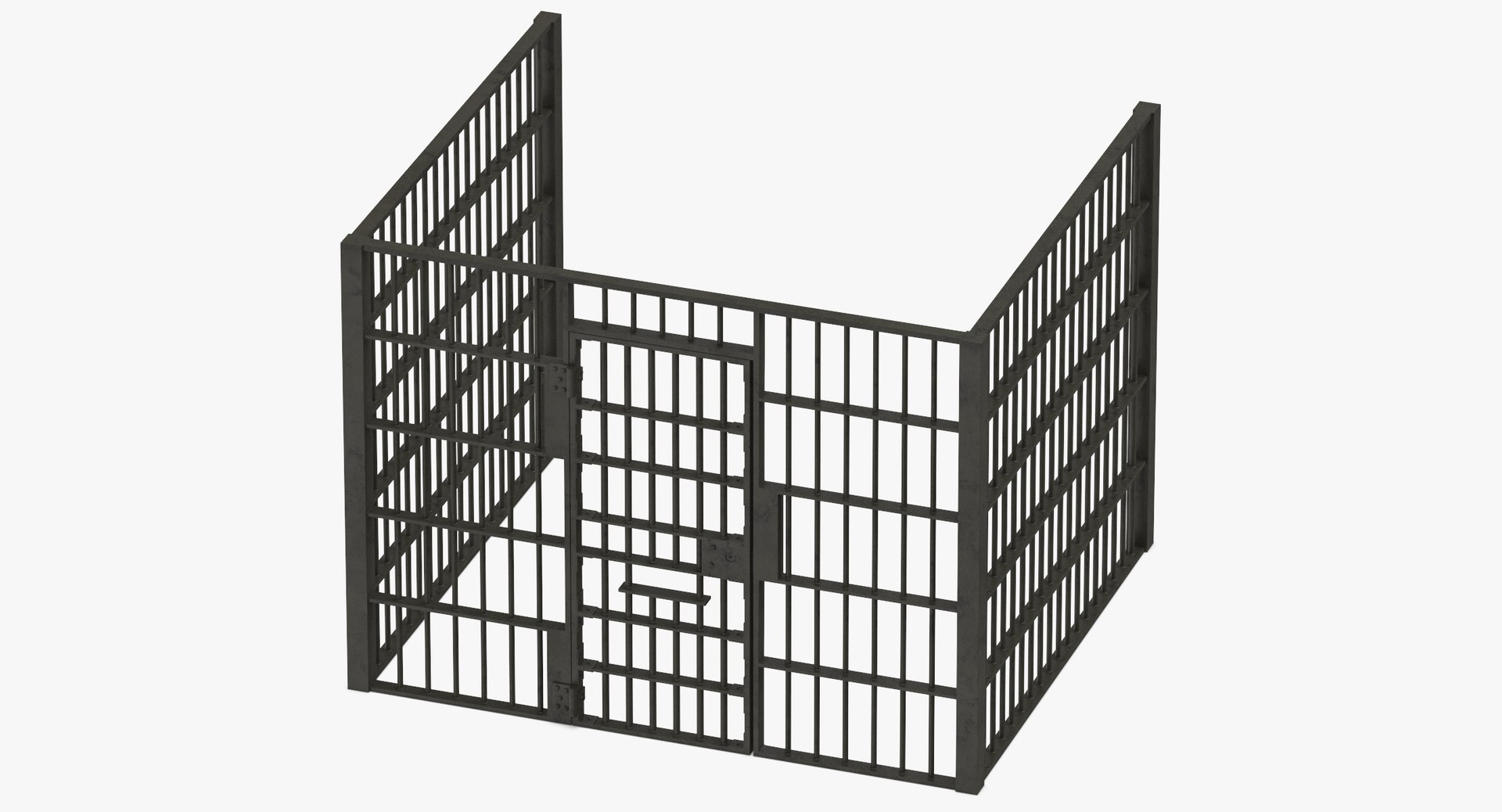 3D Jail Bars - TurboSquid 1303658