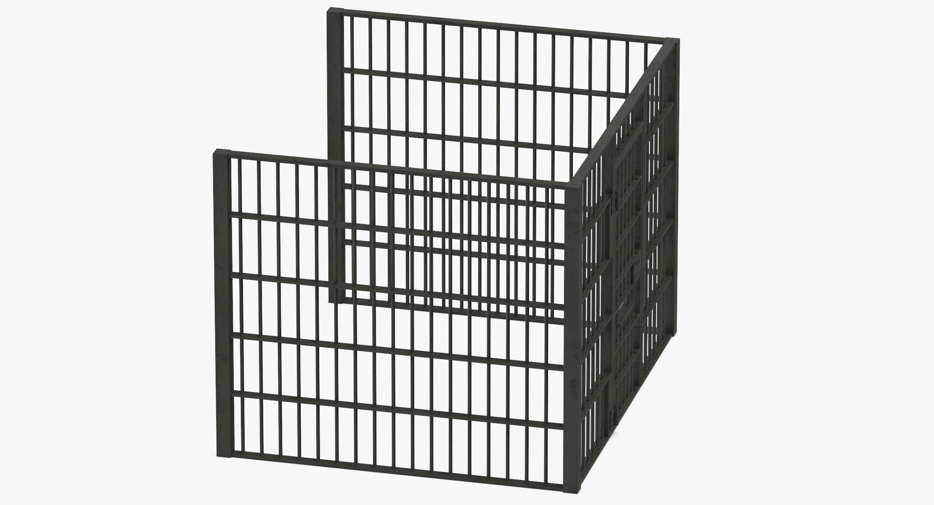 3D Jail Bars - TurboSquid 1303658
