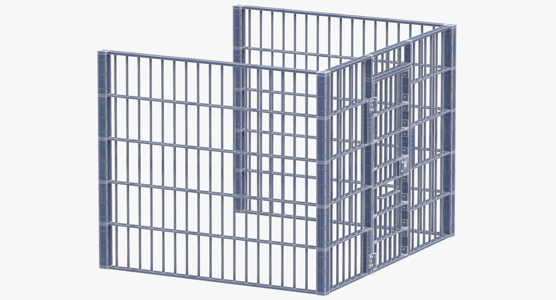 3D Jail Bars - TurboSquid 1303658