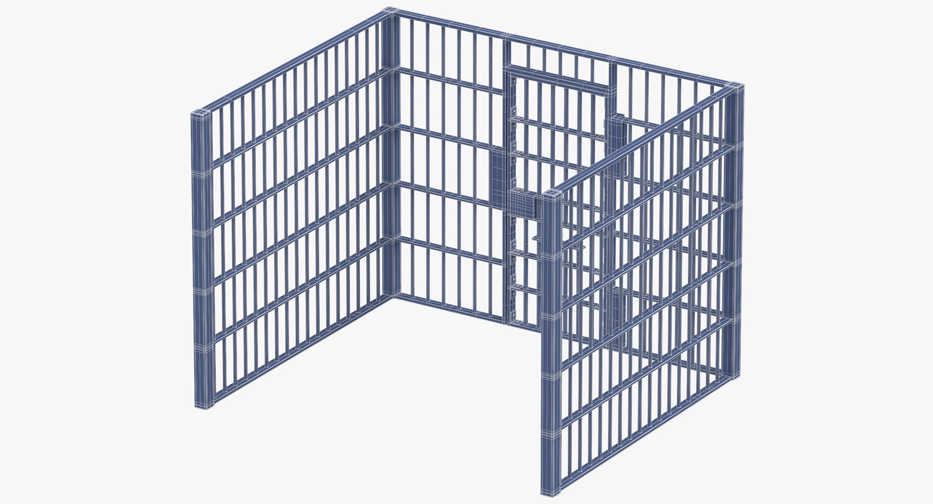 3D Jail Bars - TurboSquid 1303658