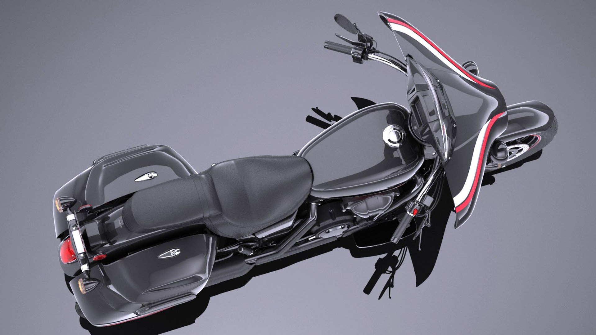 Yamaha V Star 3d Model
