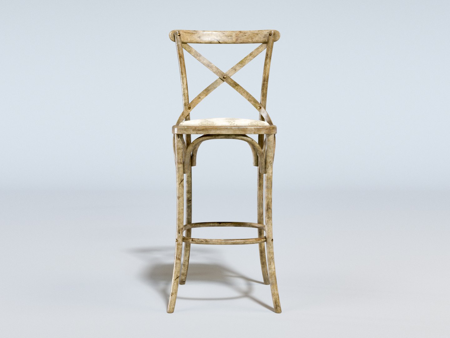 3D Madeleine Armless Stool Model - TurboSquid 1498687