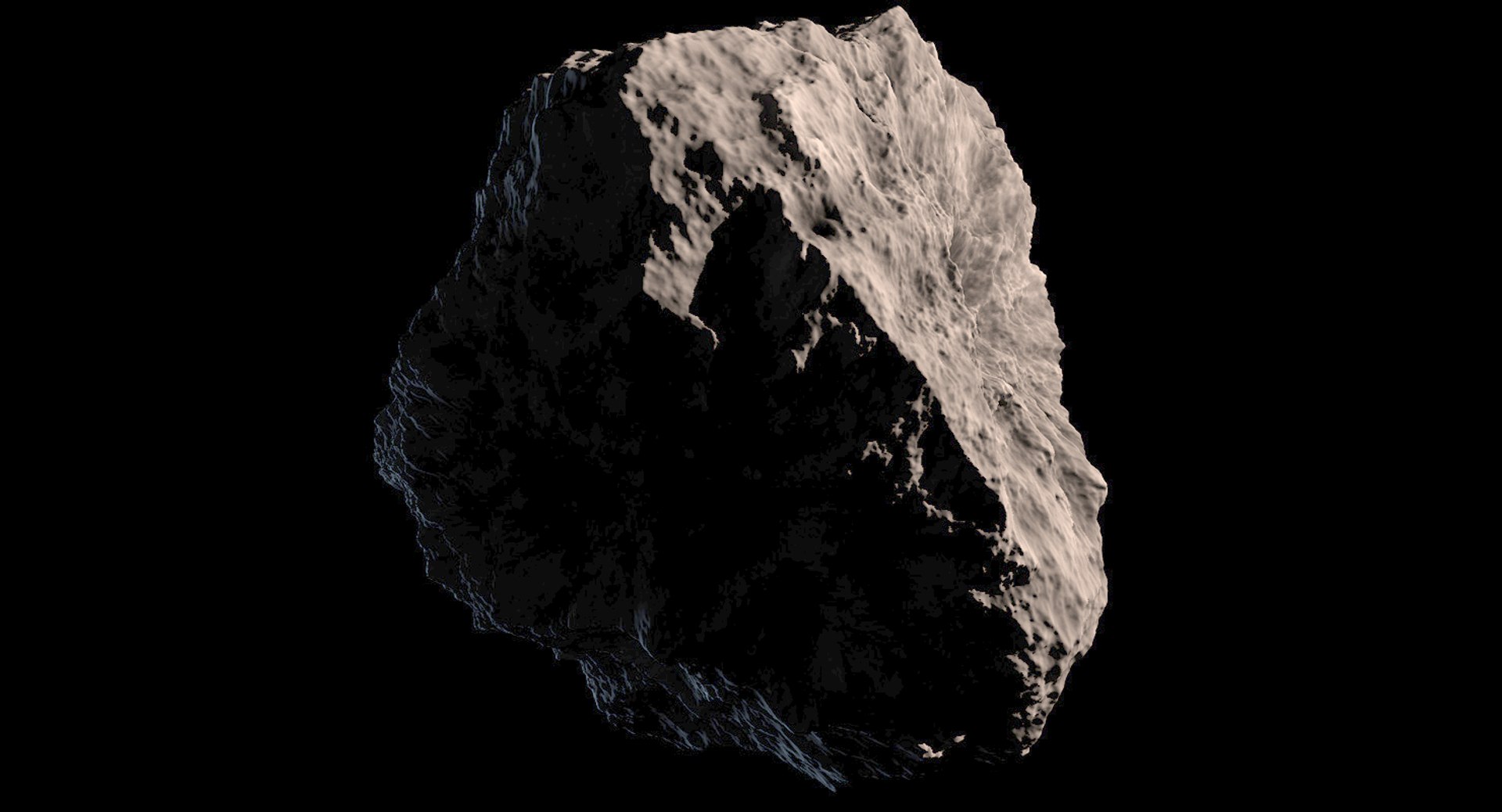 3d Model Visuals Asteroid Rock