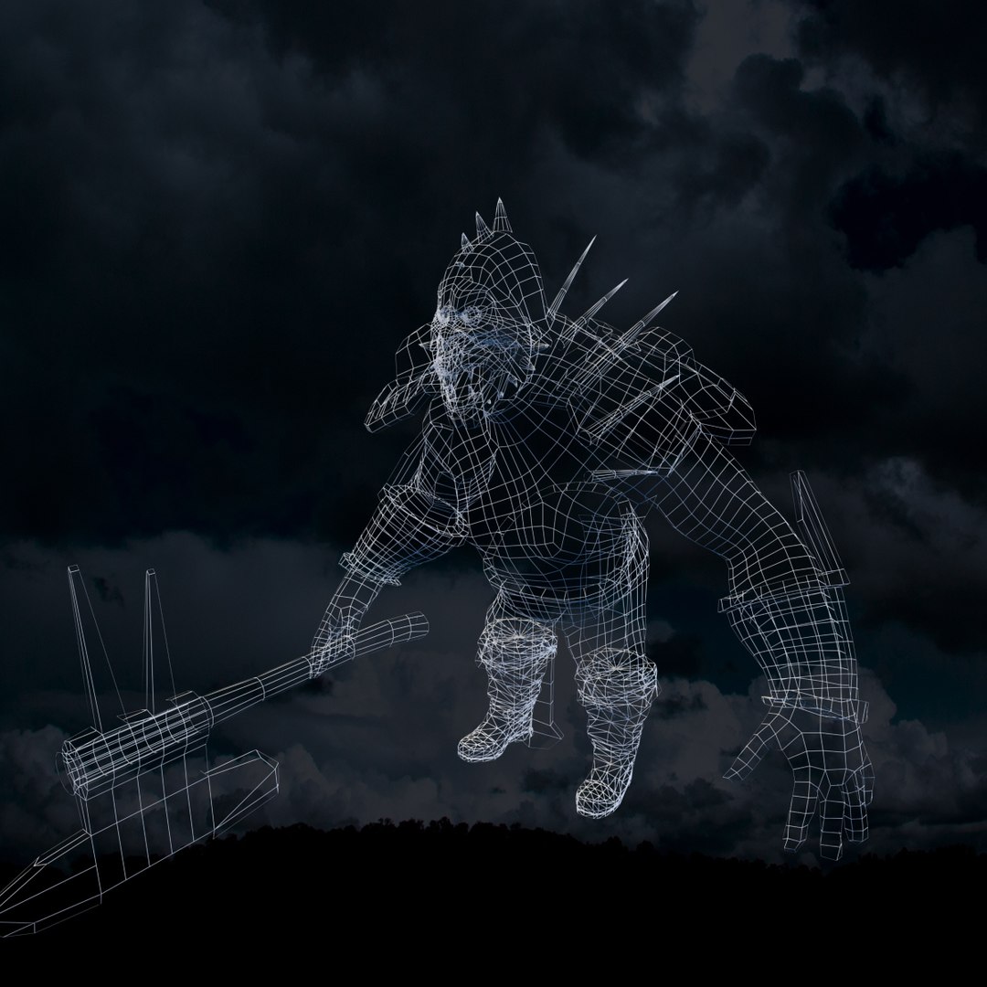 3d character minion warrior