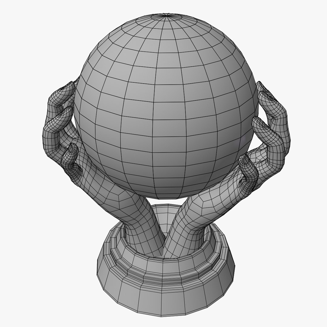 3d model crystal ball