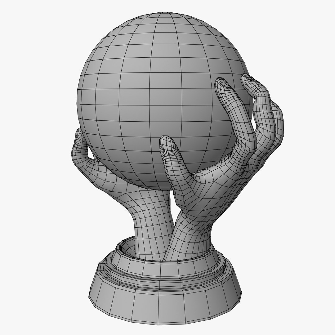 3d model crystal ball