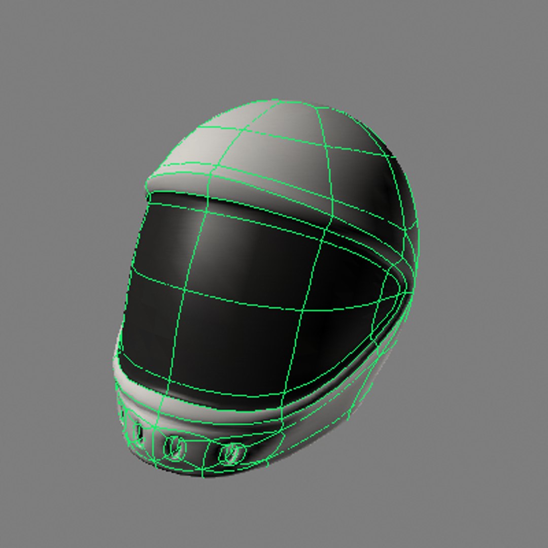 Motorcycle Helmet 3d Model
