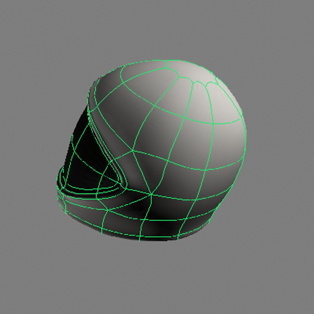 Motorcycle Helmet 3d Model