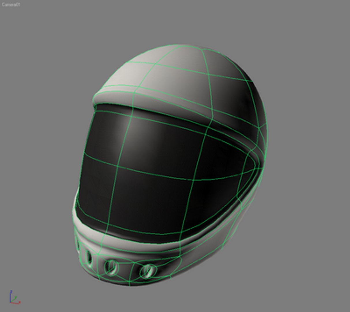 Motorcycle Helmet 3d Model