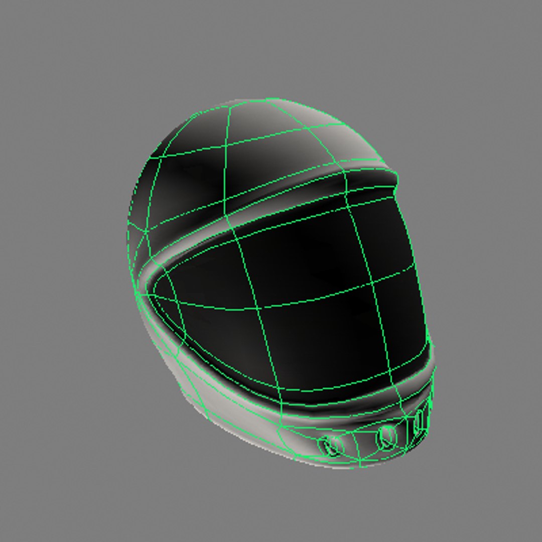 Motorcycle Helmet 3d Model