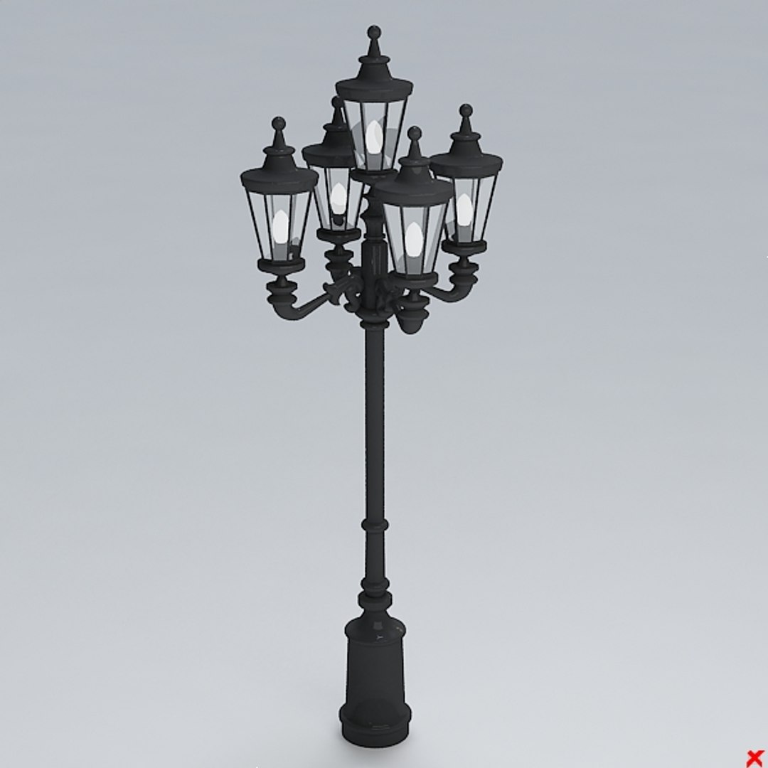 3d Street Lamp Model