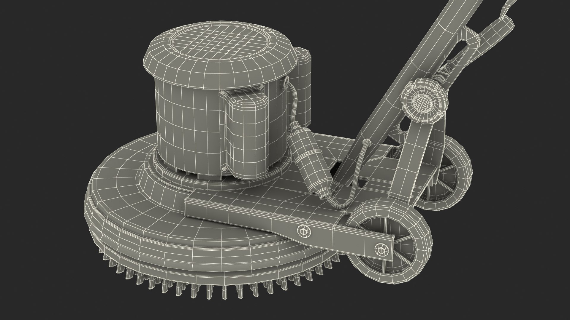 3D Floor Cleaner Machine Generic Model - TurboSquid 2250290