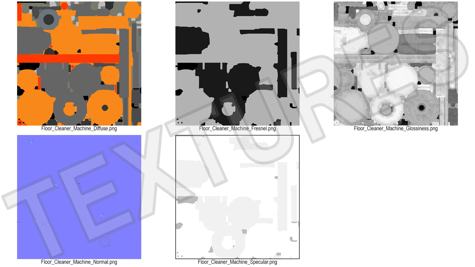 3D Floor Cleaner Machine Generic Model - TurboSquid 2250290