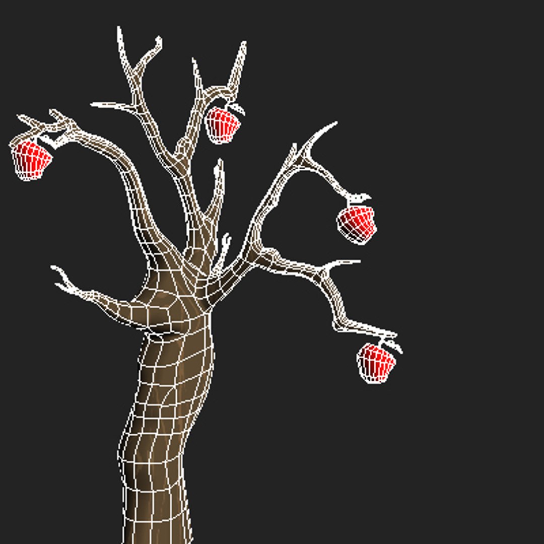 3d Model Old Apple Tree