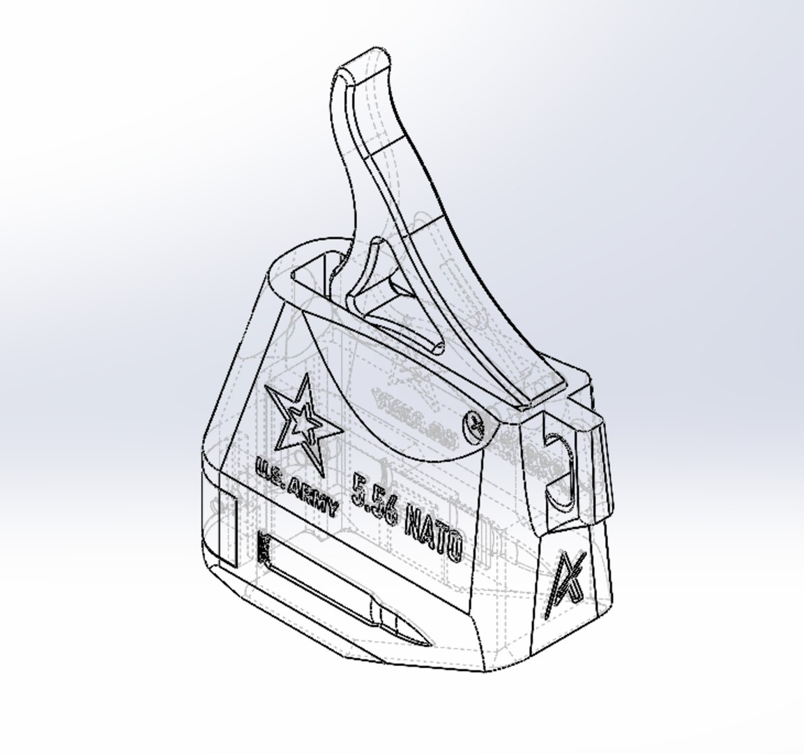 5 56 And 223 Speed Loader For M16 And AR 15 3D Model - TurboSquid 2225842