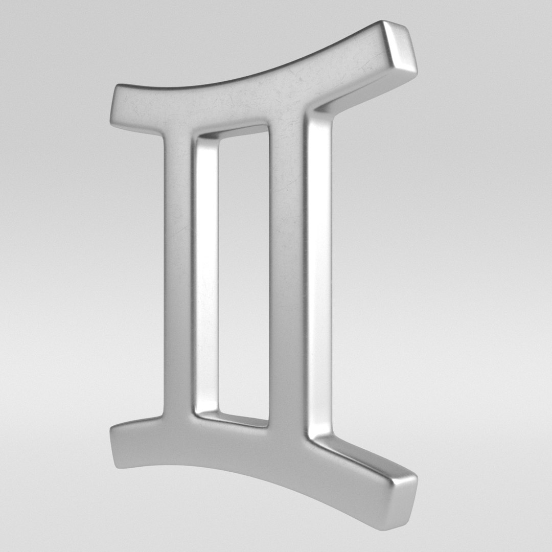 Sign Gemini 3D Model - TurboSquid 1623848