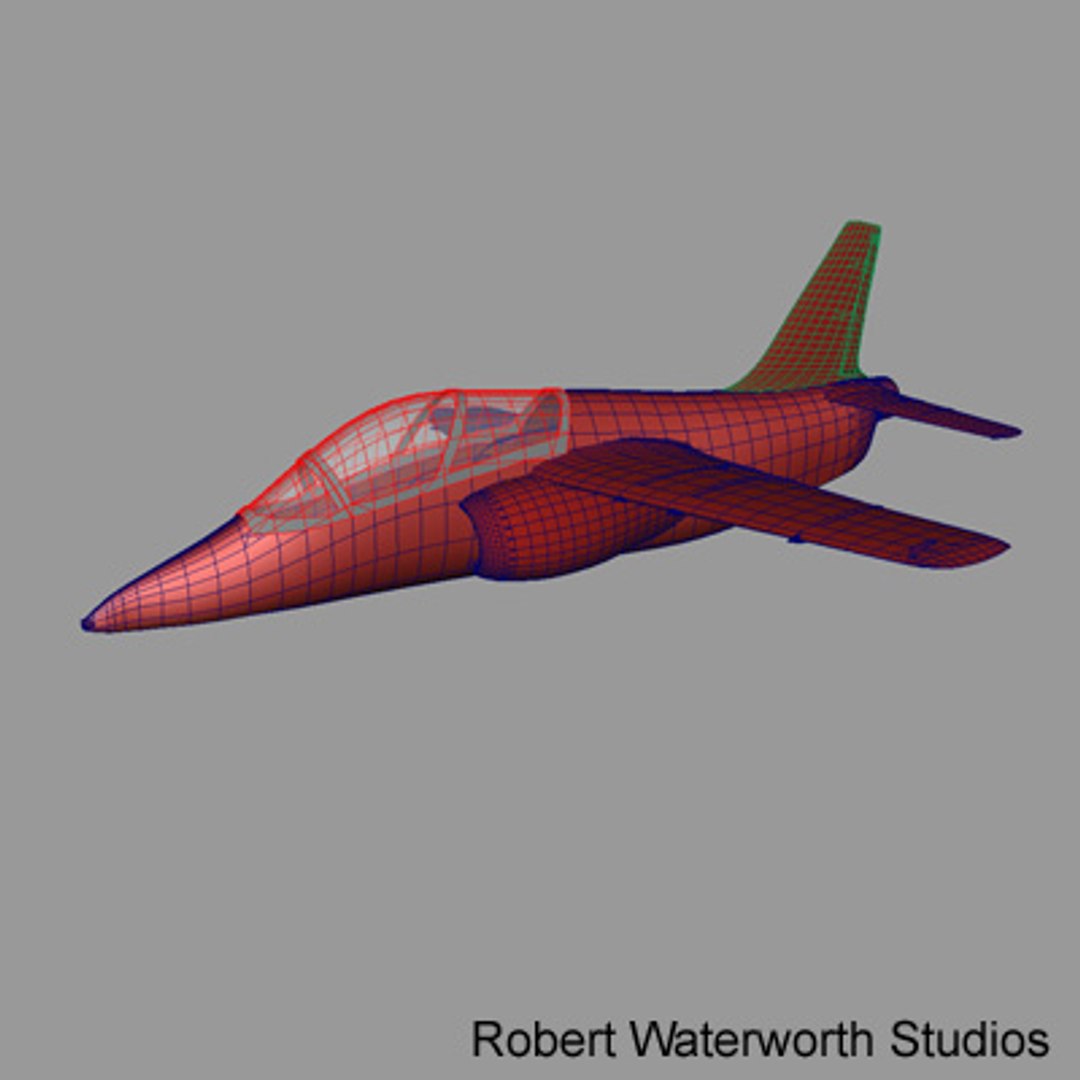 Red Arrows Jet 3d Model