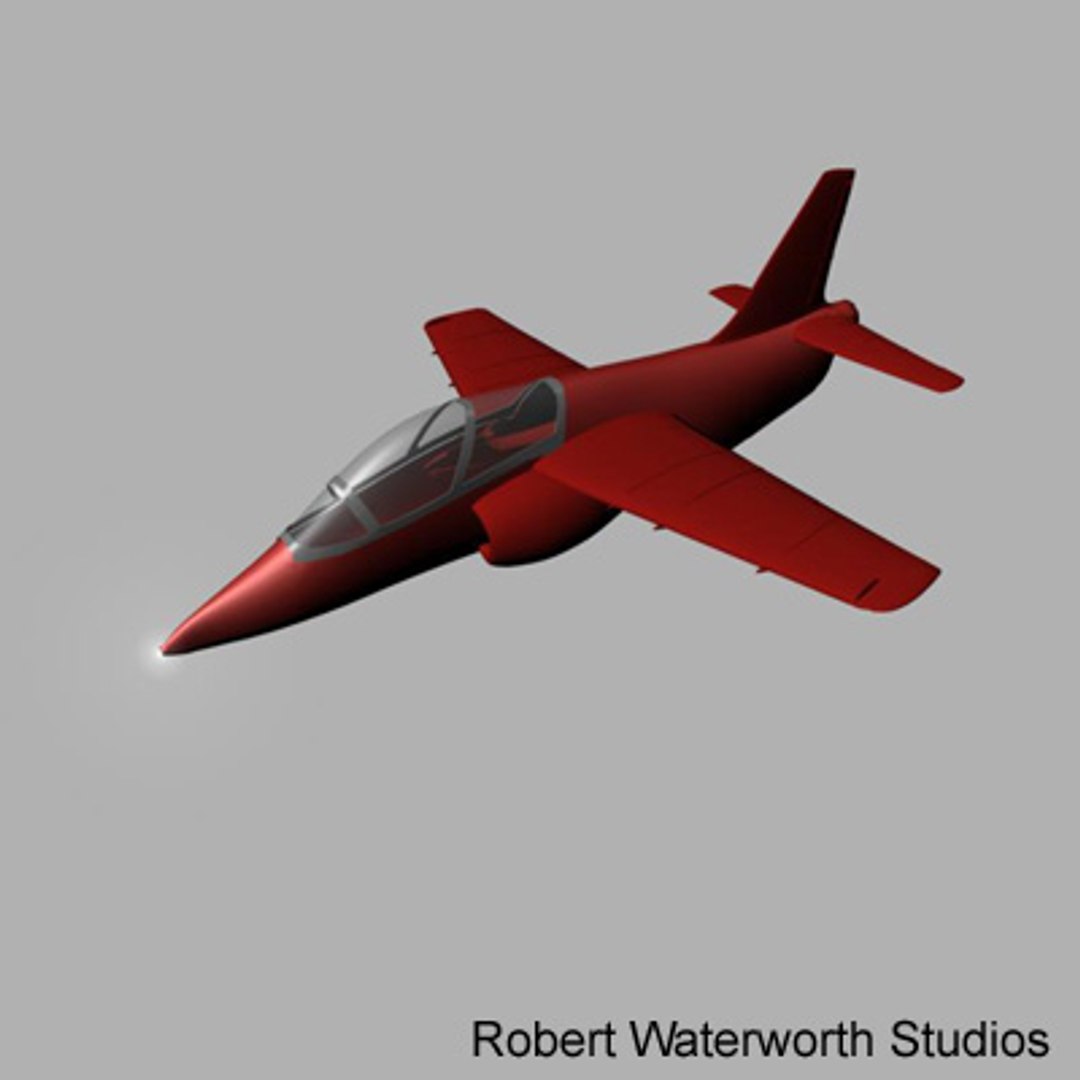 Red Arrows Jet 3d Model