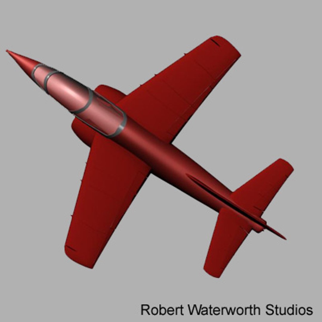 Red Arrows Jet 3d Model