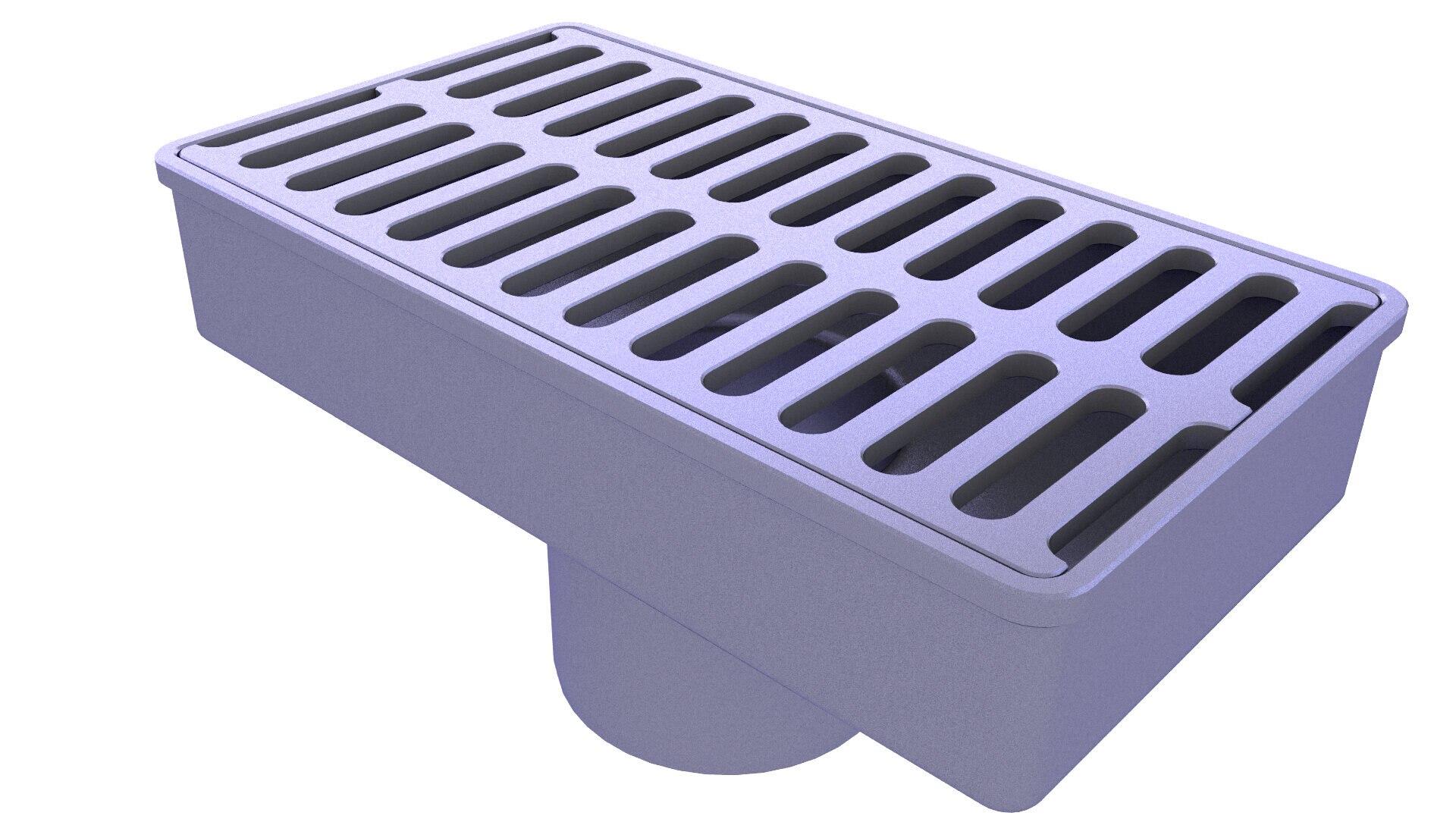 3D Stormwater Drain Inlet 12 - TurboSquid 2097007