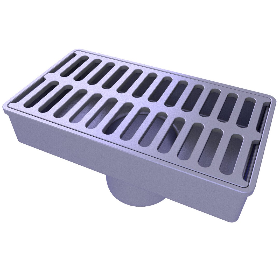 3D Stormwater Drain Inlet 12 - TurboSquid 2097007