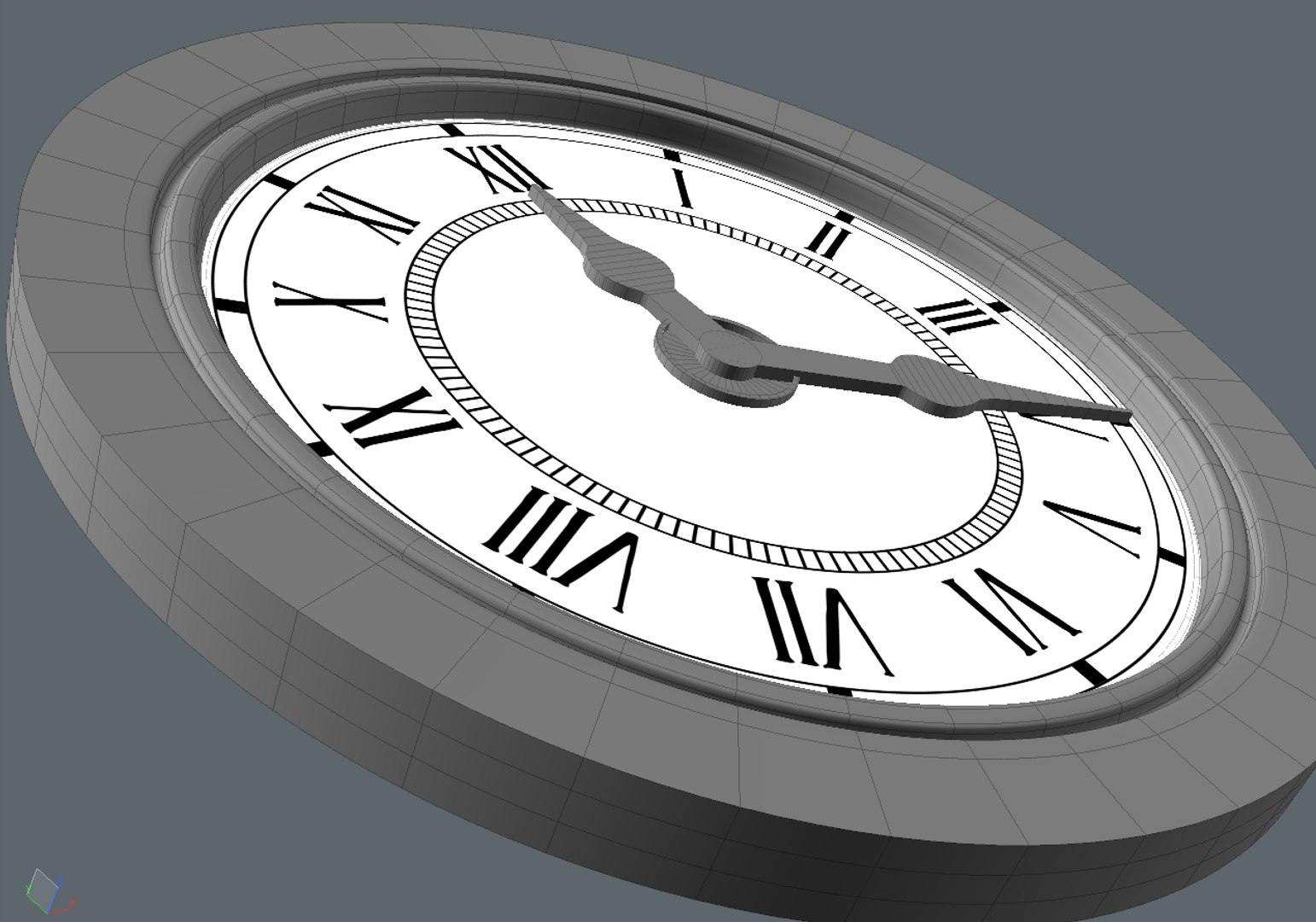 3D Wall Clock Model - TurboSquid 1458006