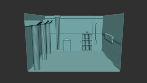 Prison security room - 3D model - TurboSquid 1699846