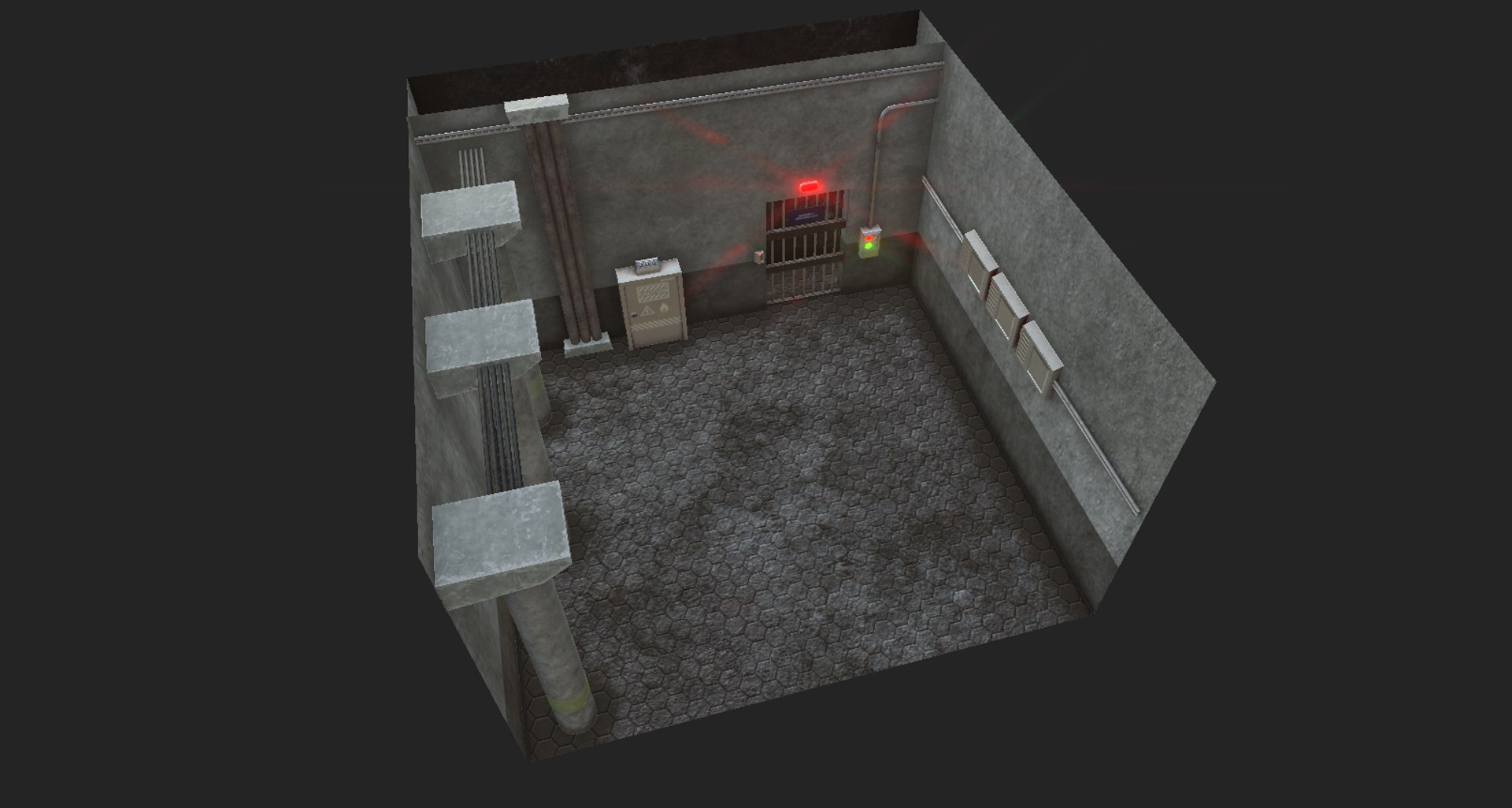Prison Security Room - 3D Model - TurboSquid 1699846