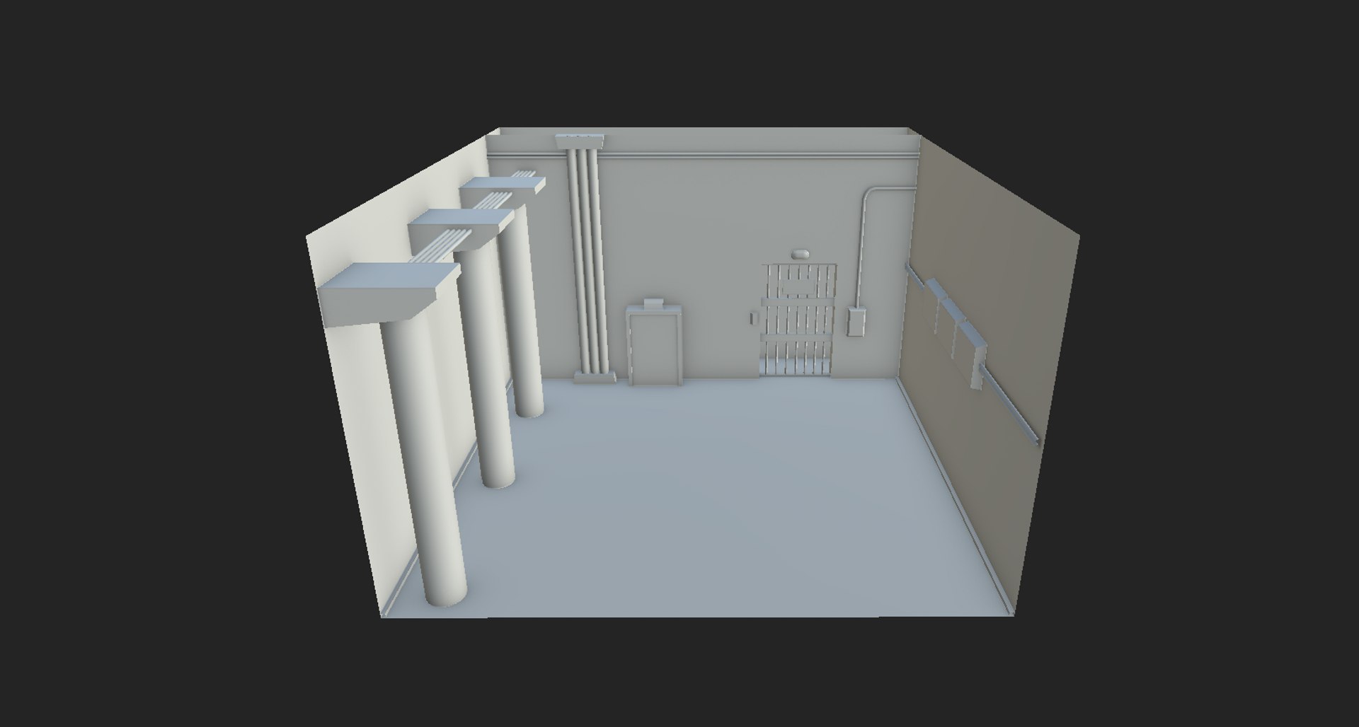 Prison Security Room - 3D Model - TurboSquid 1699846