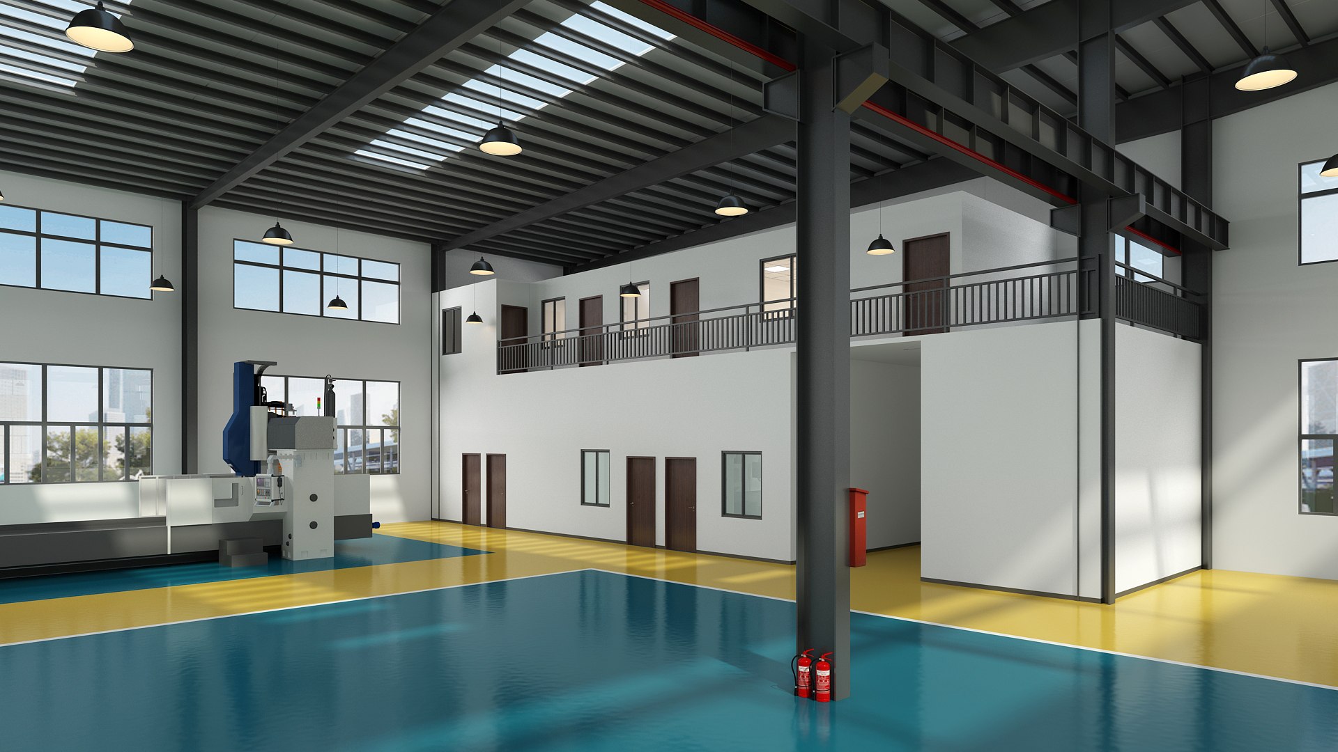 Factory Workshop 01 3D Model - TurboSquid 2077146